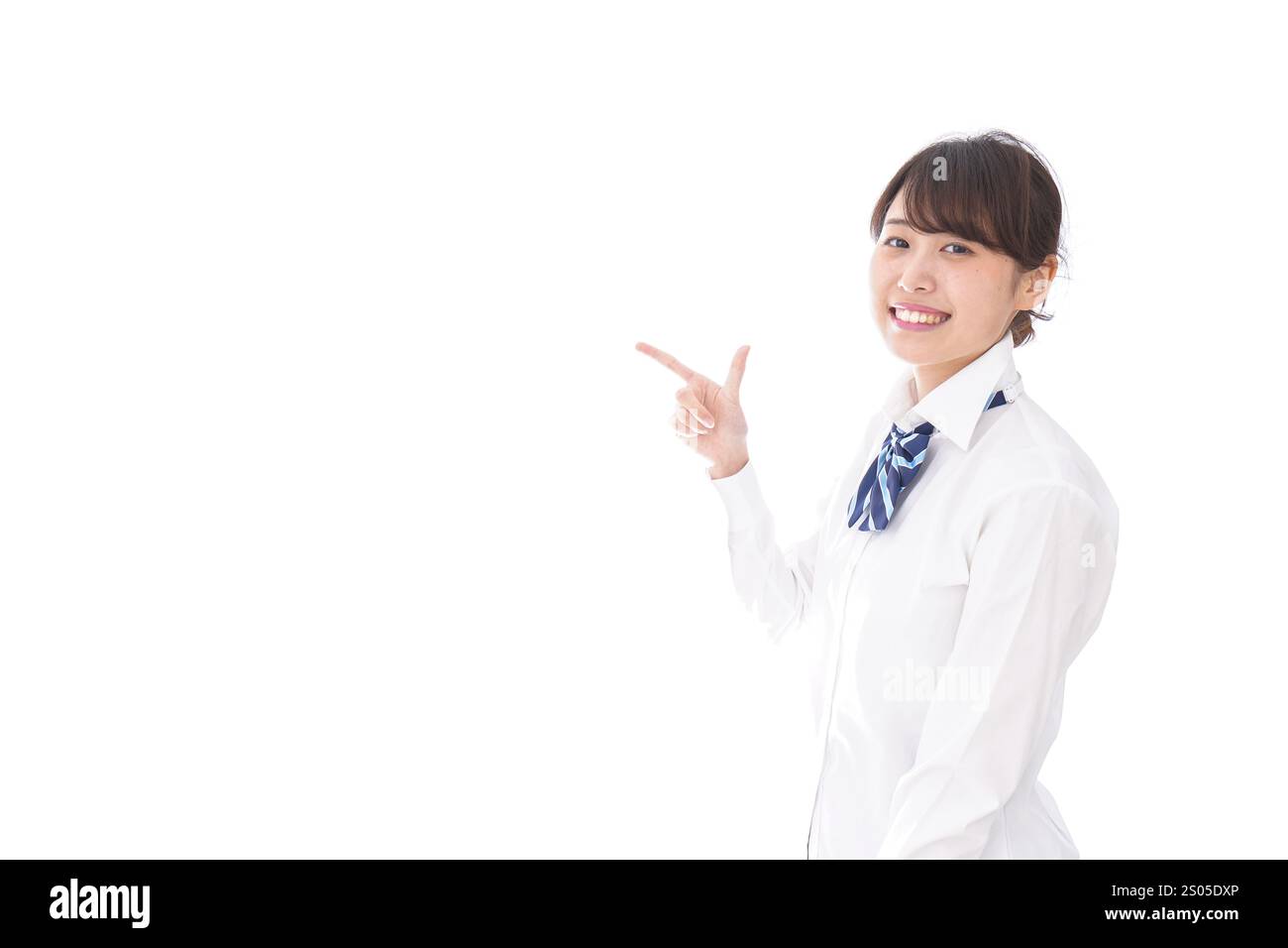 Student pointing finger Stock Photo - Alamy