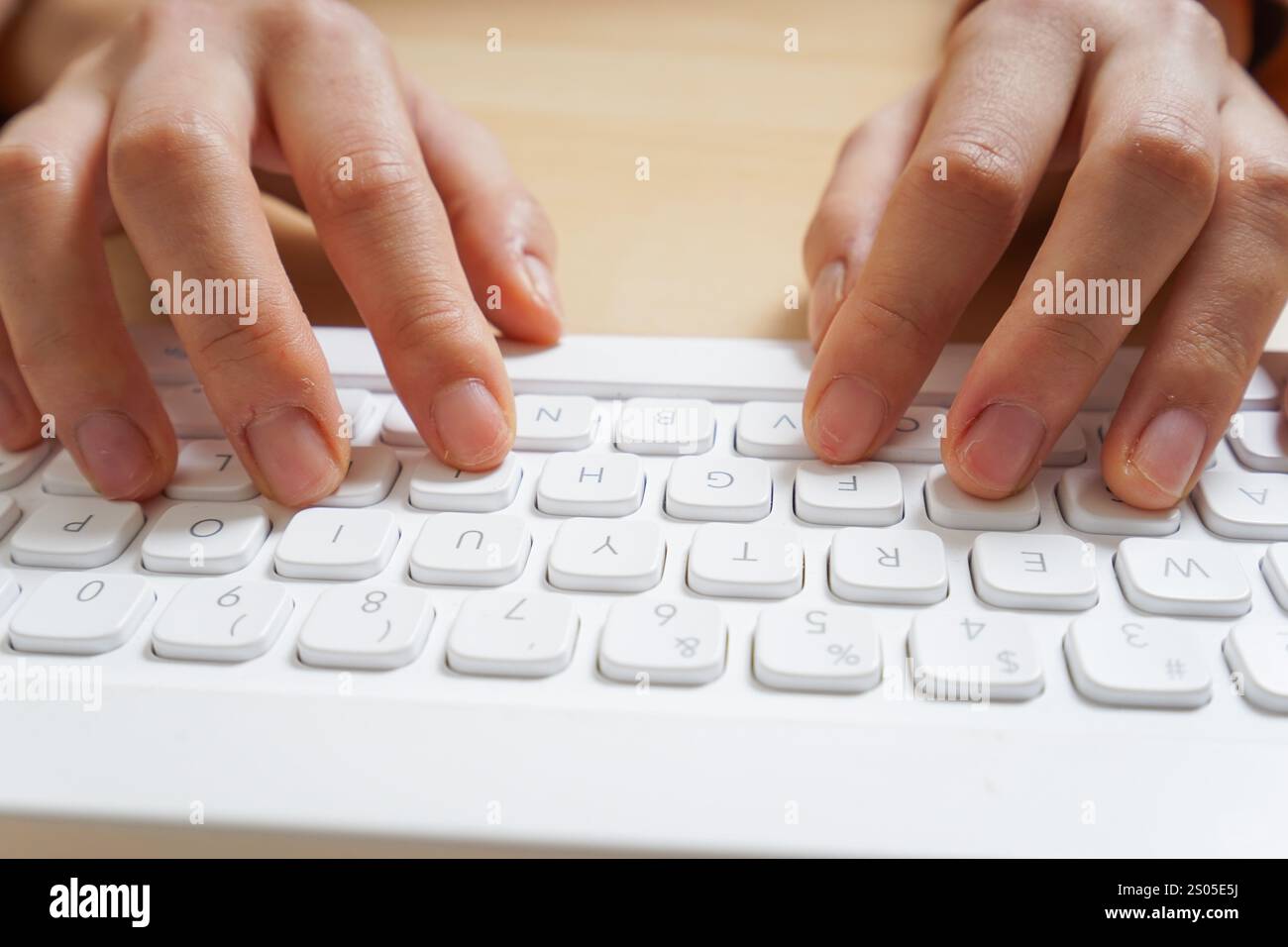 Typing homework hi-res stock photography and images - Alamy