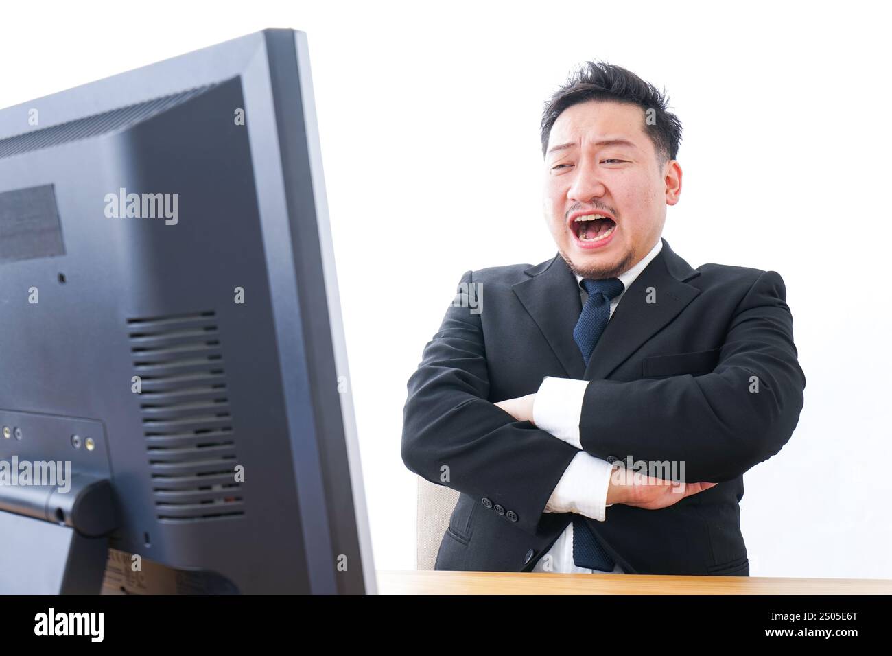 Angry business person Stock Photo - Alamy