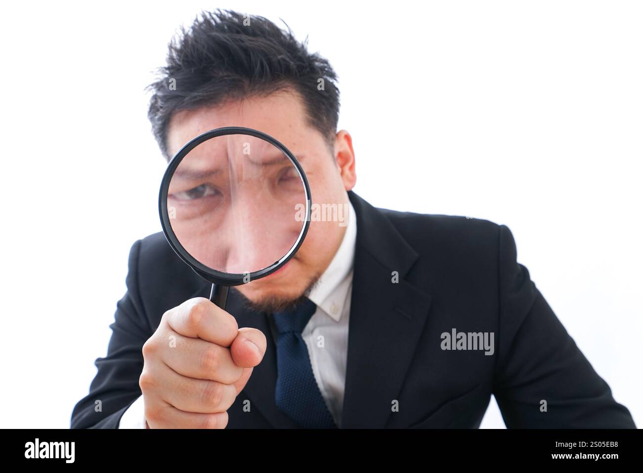 Business people doing research Stock Photo - Alamy