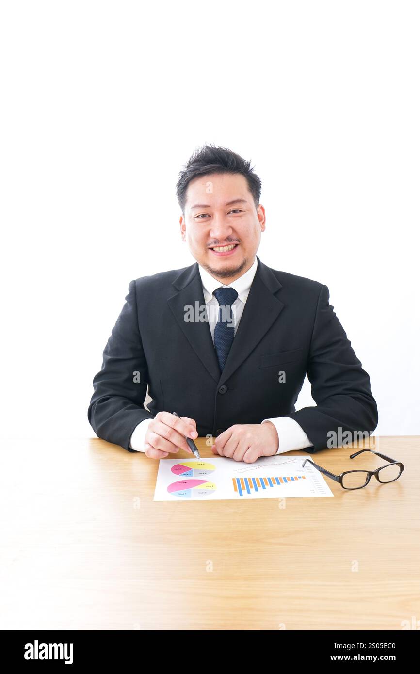 Businessperson with a desk job Stock Photo - Alamy
