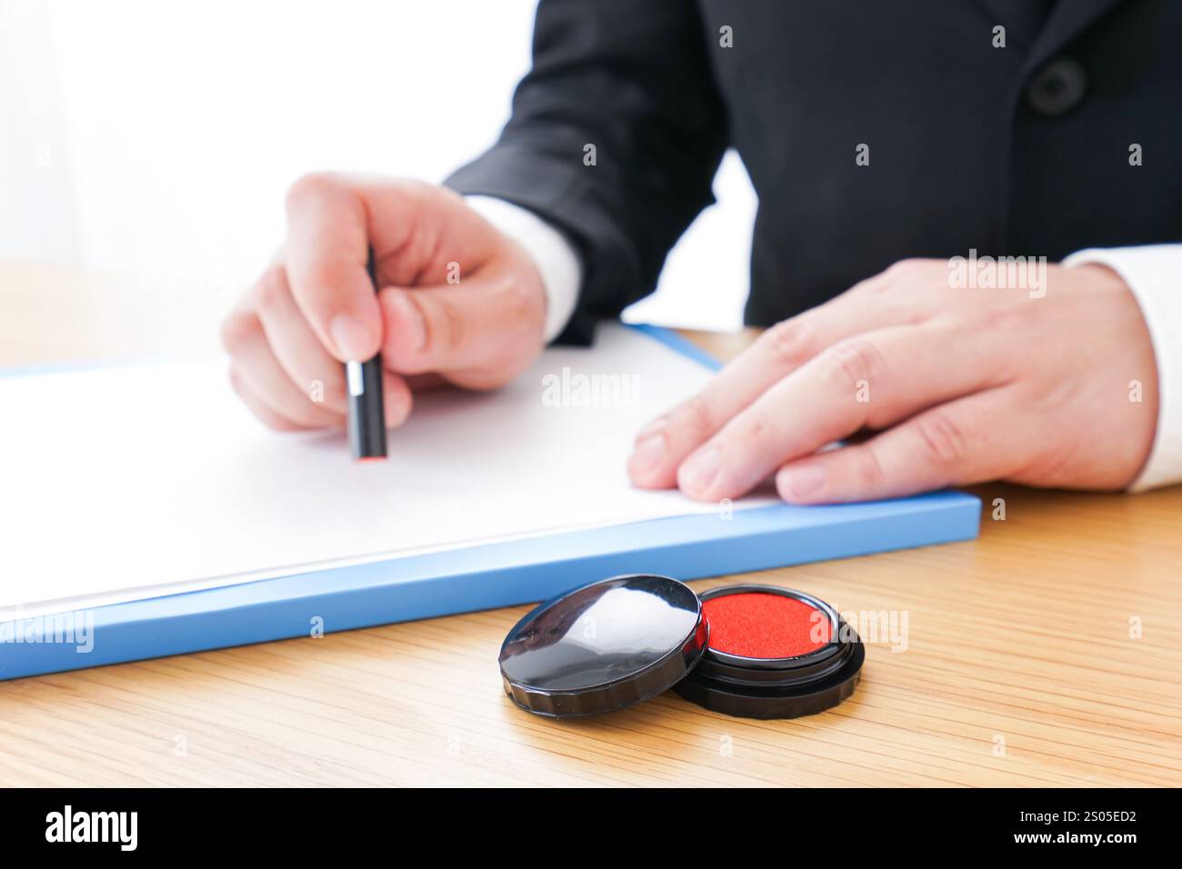 Contracts, seals and seal images Stock Photo - Alamy