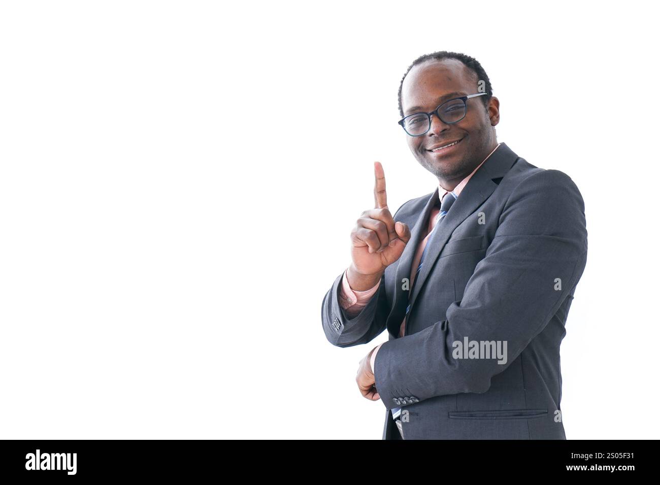 Businessman giving thumbs up desk Cut Out Stock Images & Pictures - Alamy