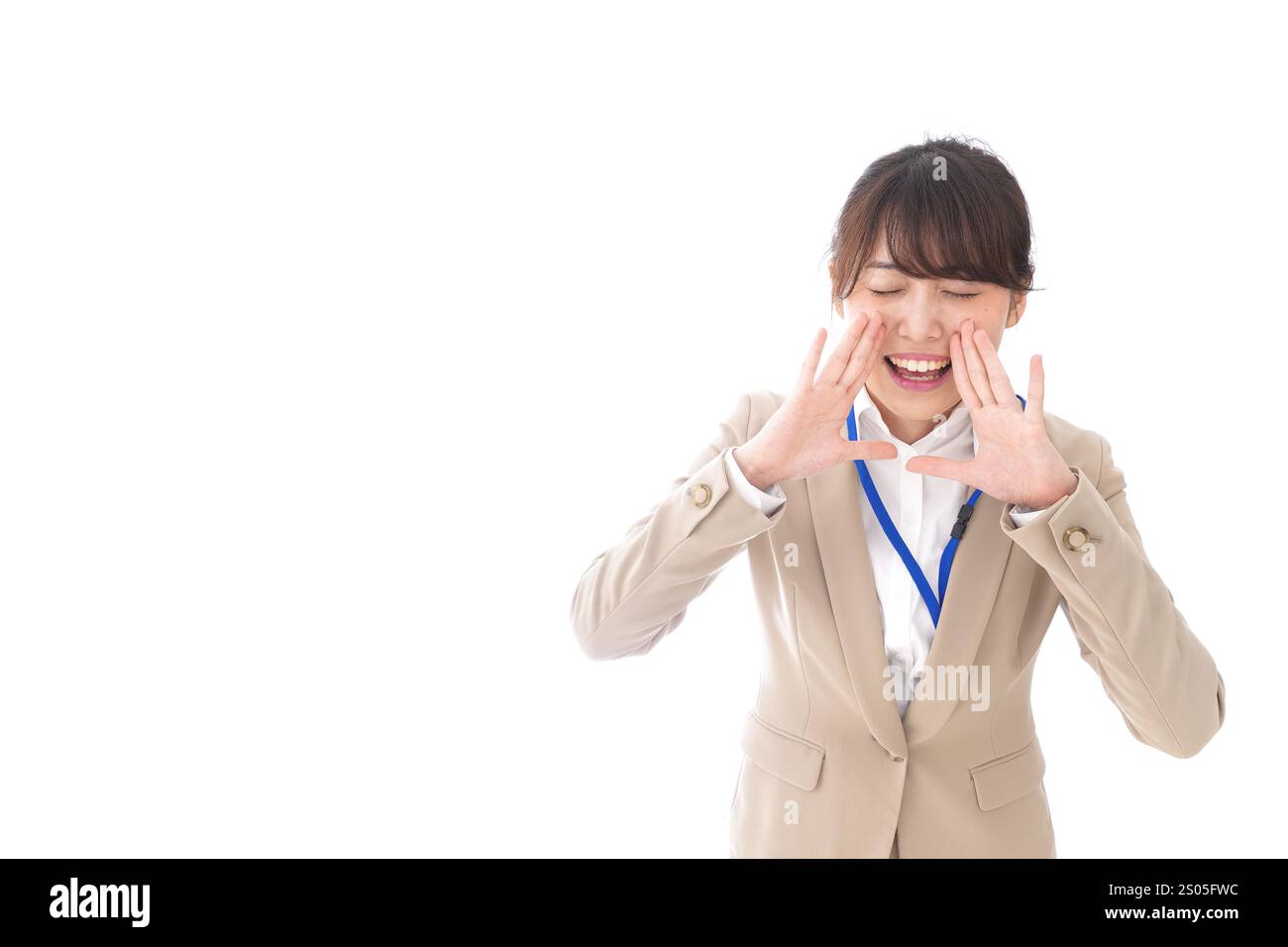 Screaming out loud Cut Out Stock Images & Pictures - Alamy