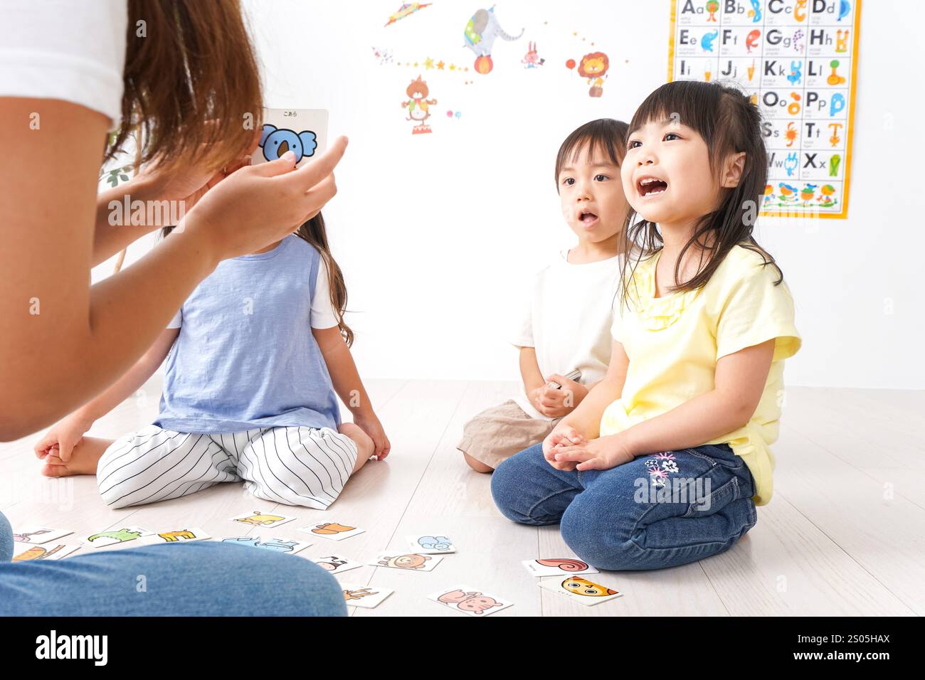 Child's English class Stock Photo - Alamy