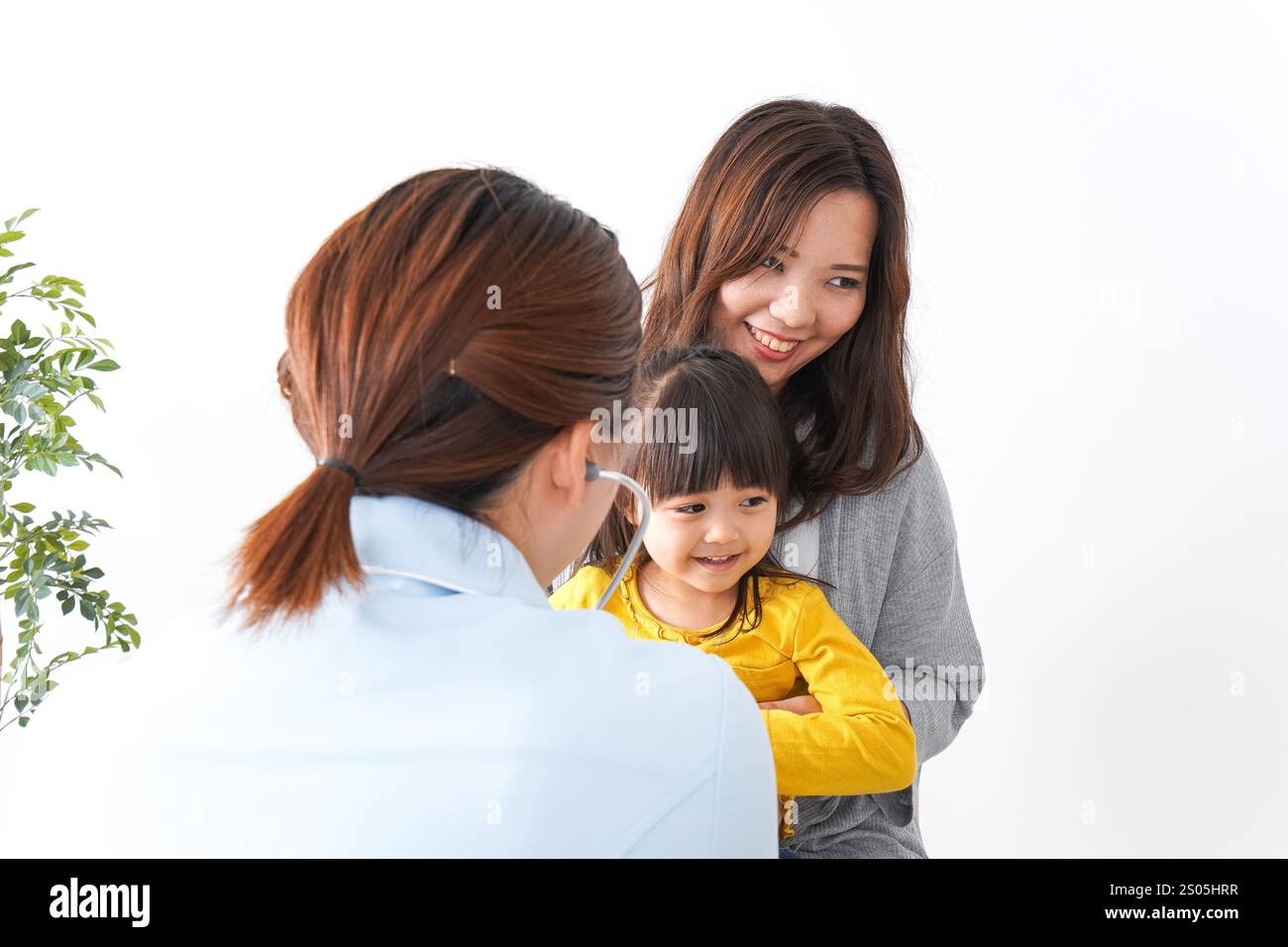 Children's Health Check-up Stock Photo - Alamy