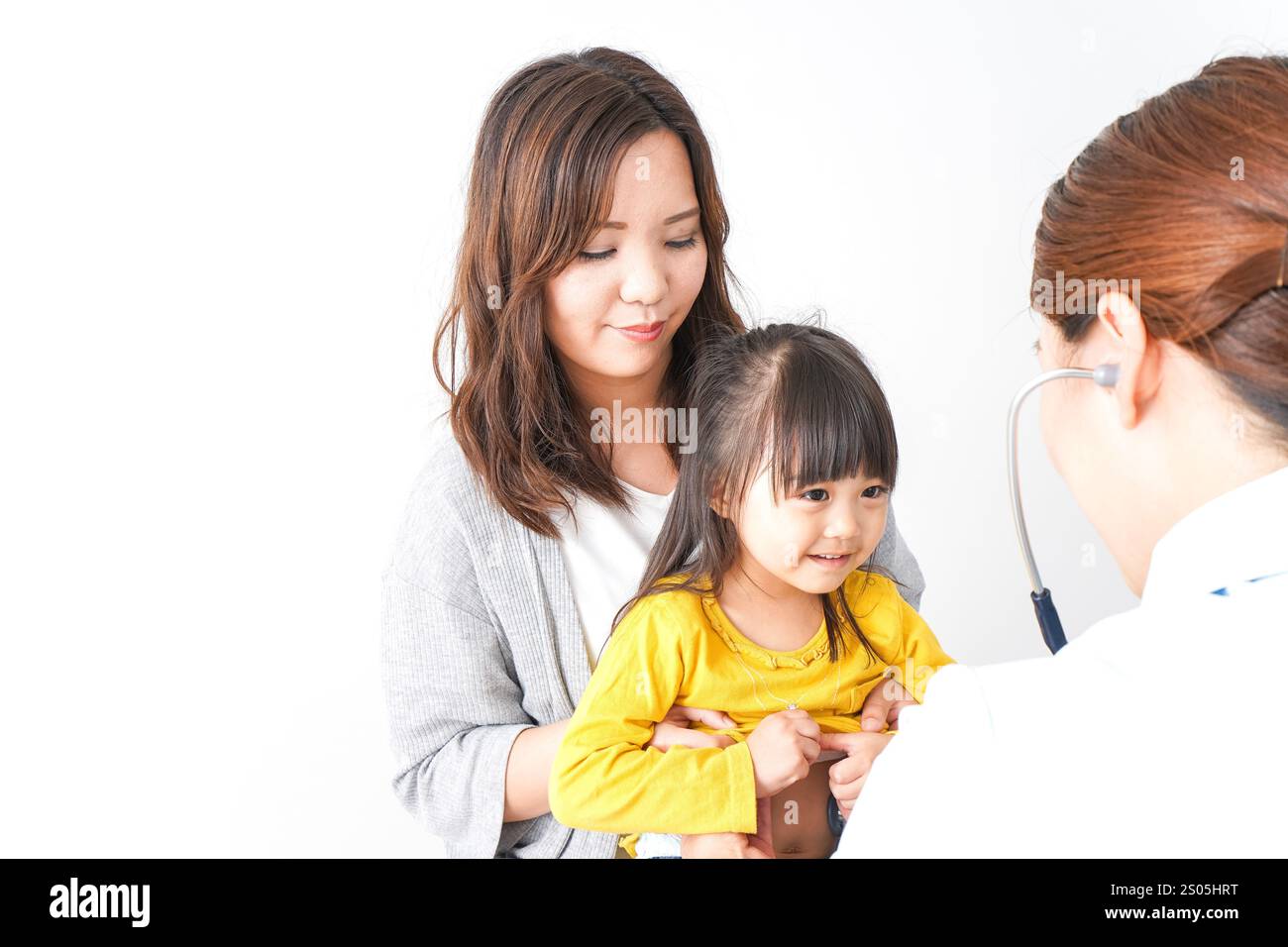 Child being examined at hospital Stock Photo - Alamy