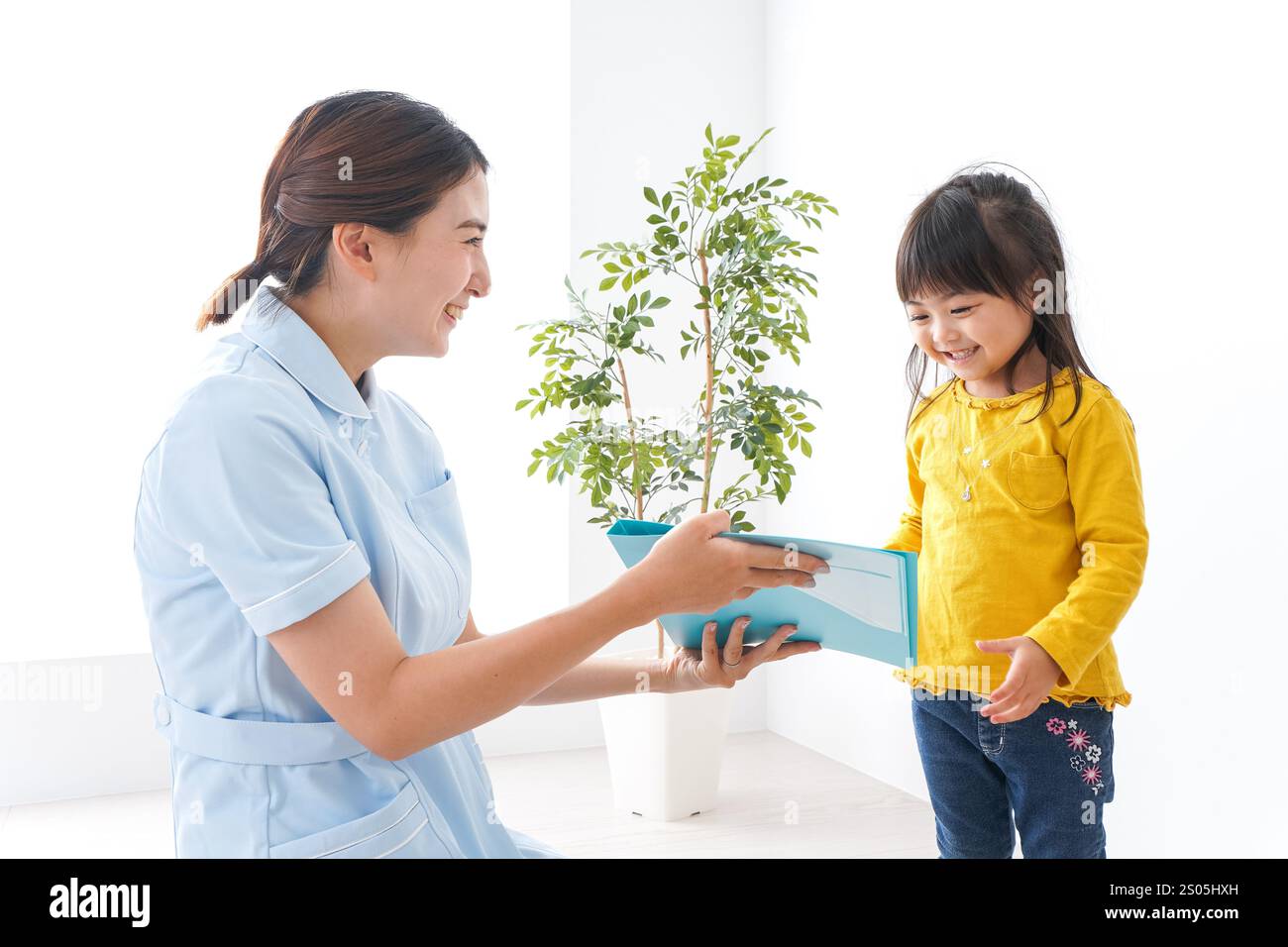Child being examined at hospital Stock Photo - Alamy