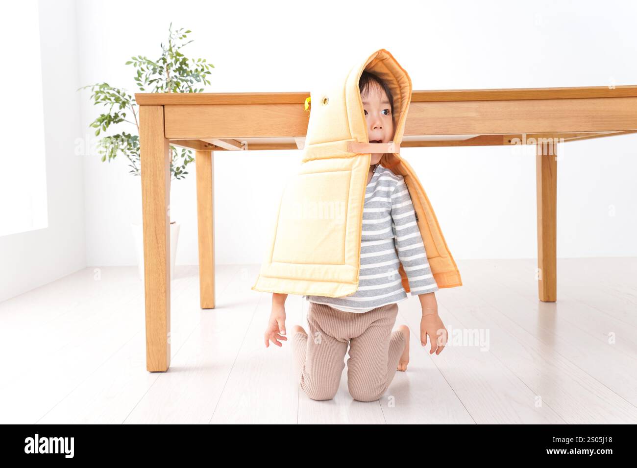 Child Disaster Preparedness Stock Photo - Alamy
