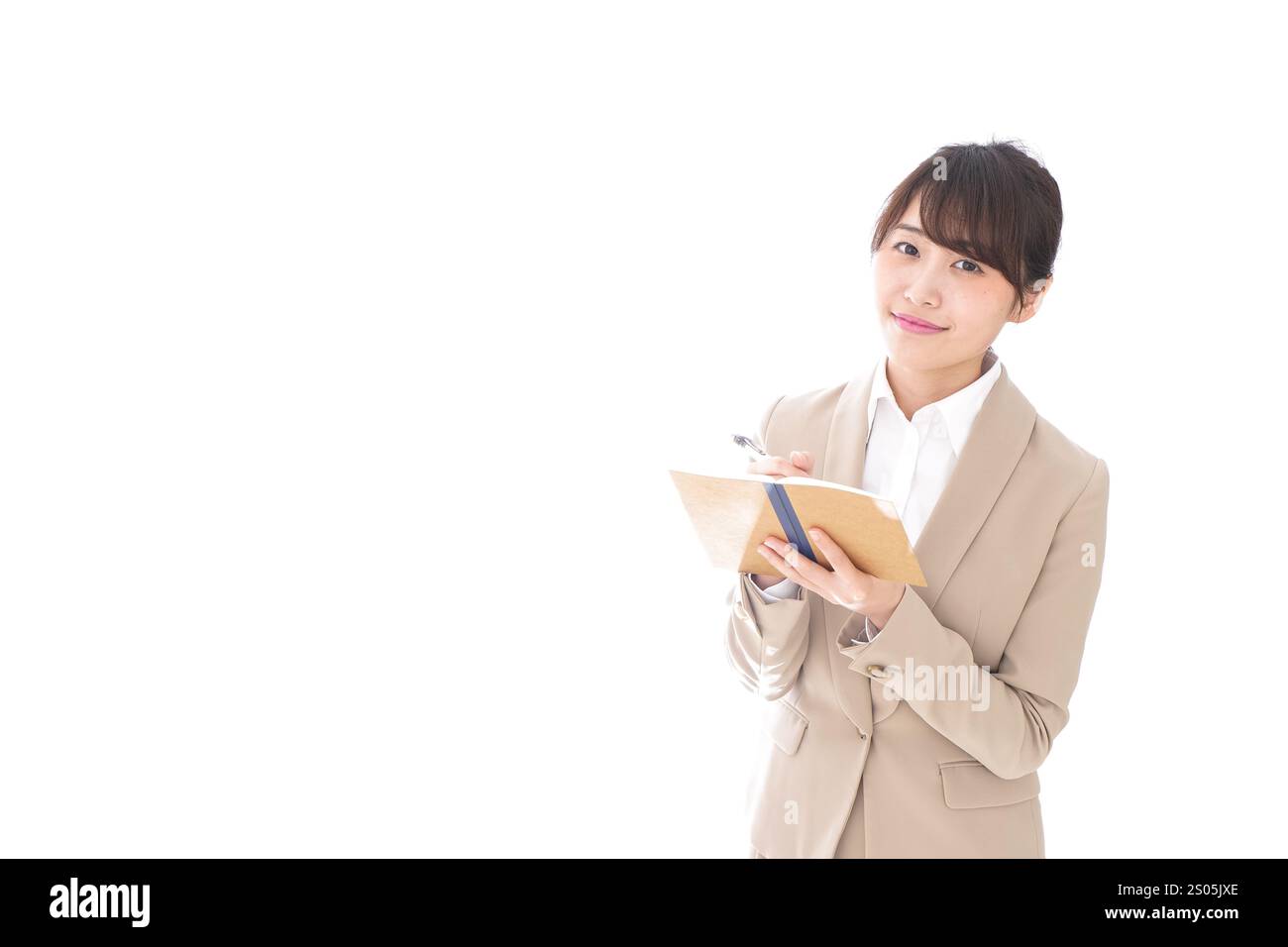 Female journalist conducting the interview Stock Photo - Alamy
