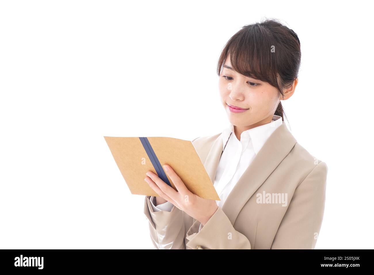 Female journalist conducting the interview Stock Photo - Alamy