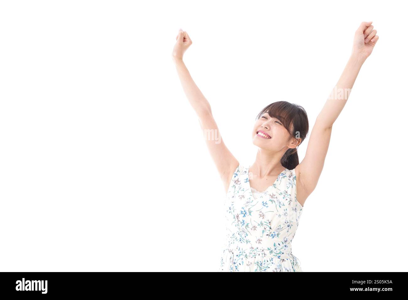 Back woman in short Cut Out Stock Images & Pictures - Alamy