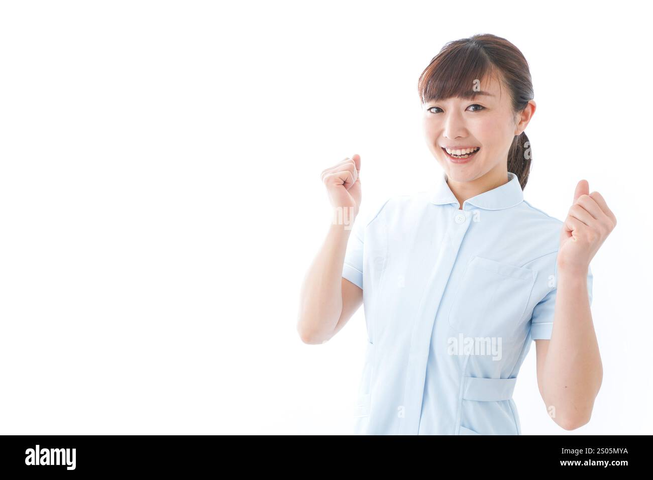 Young nurse posing with guts Stock Photo - Alamy