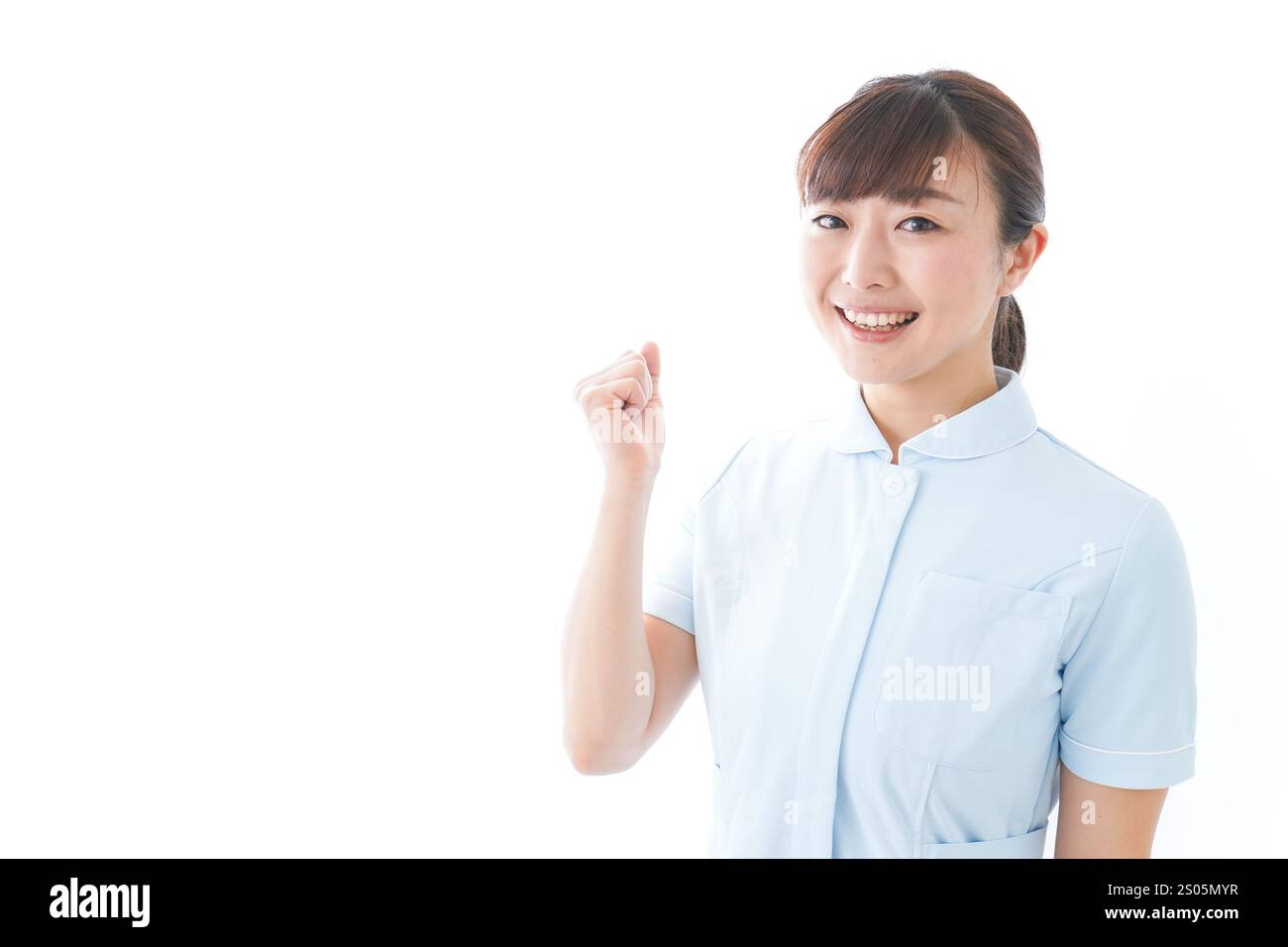 Young nurse posing with guts Stock Photo - Alamy