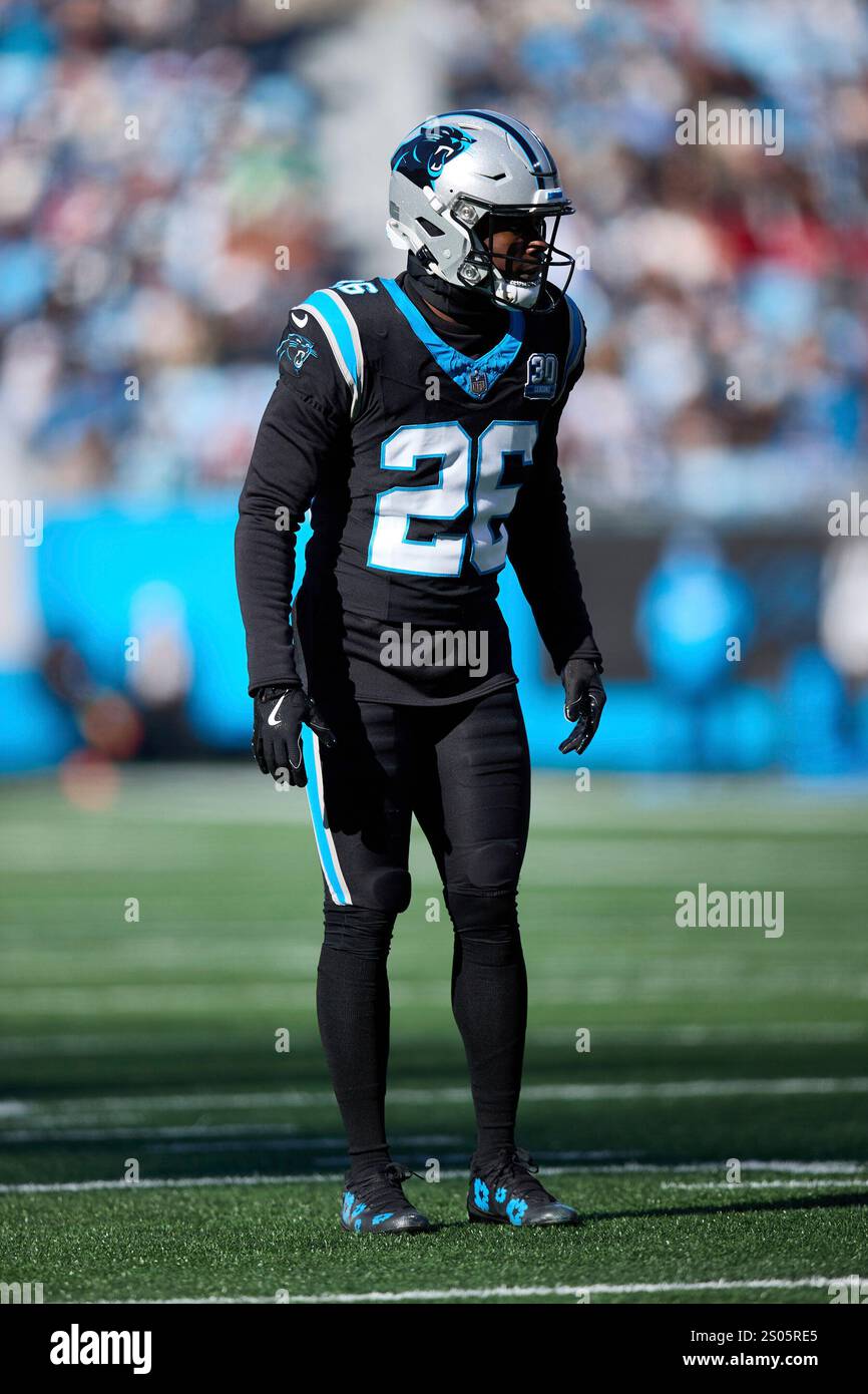 Carolina Panthers cornerback Chau Smith-Wade (26) lines up on defense ...