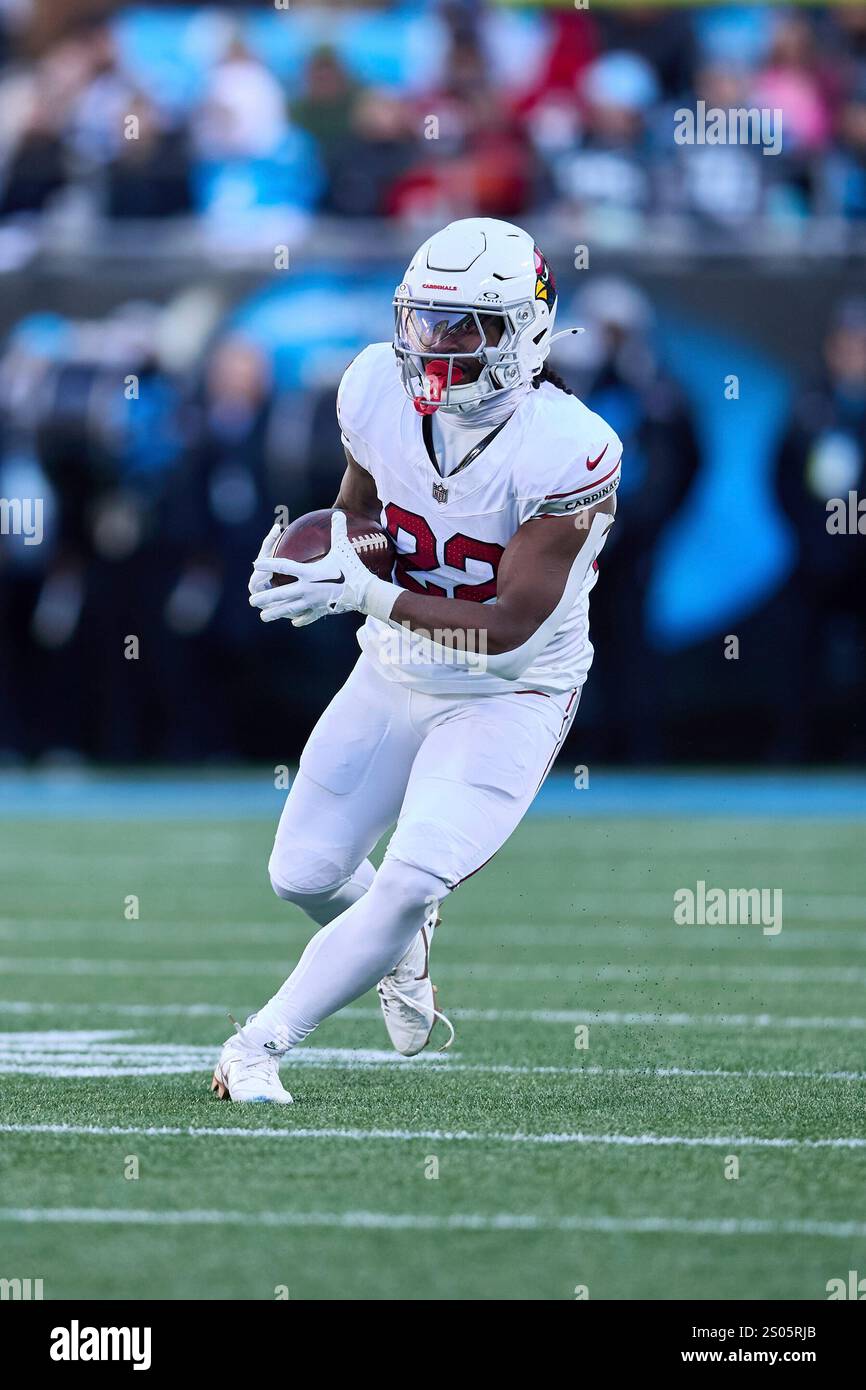 Arizona Cardinals running back Michael Carter (22) runs with the ball ...