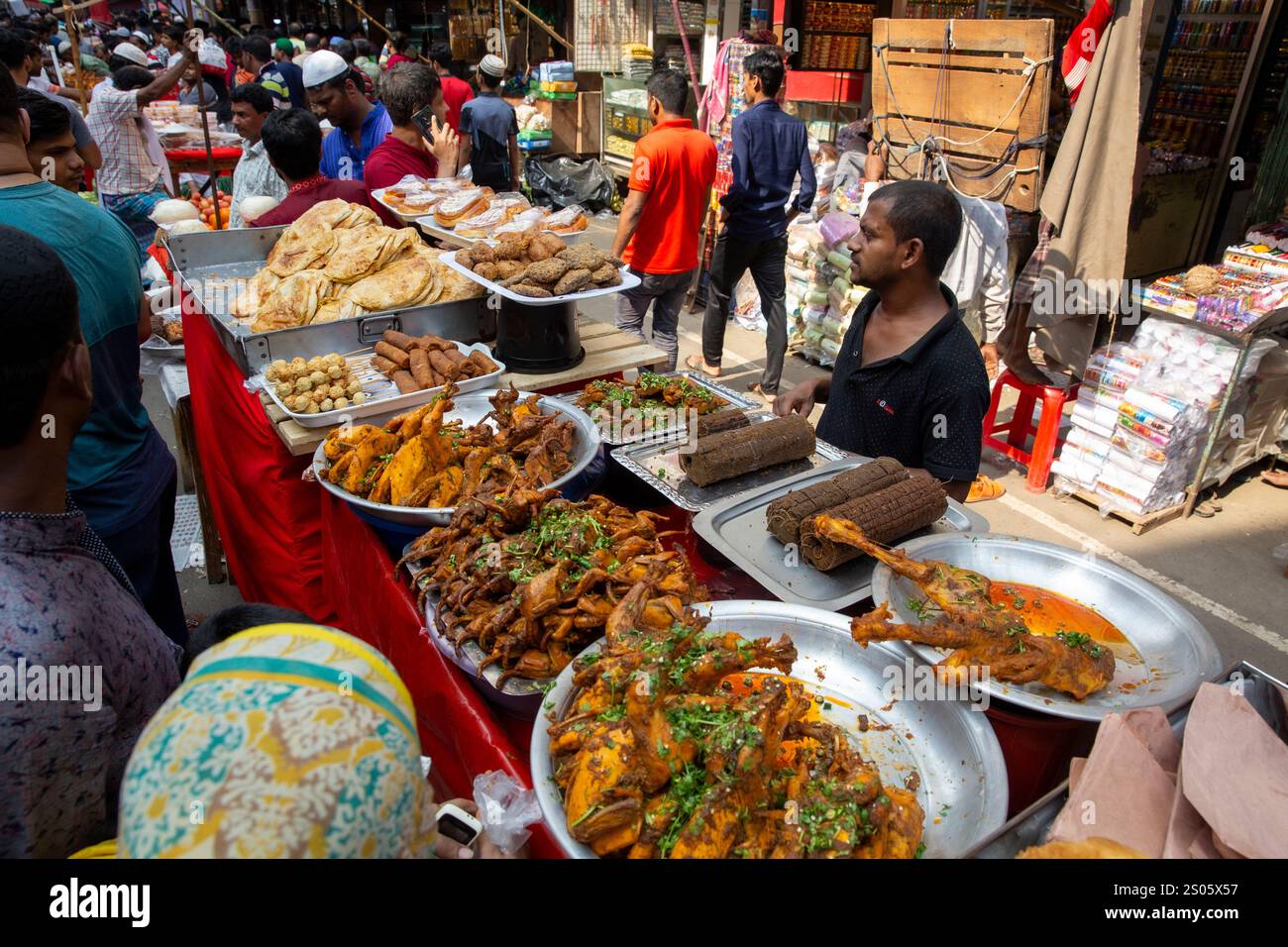 During the holy month of Ramadan, Old Dhaka’s Chwak Bazar transforms ...