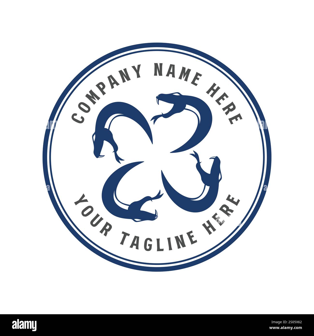 Vintage Retro Serpent Snake Star Badge Emblem Label Logo Design Vector ...