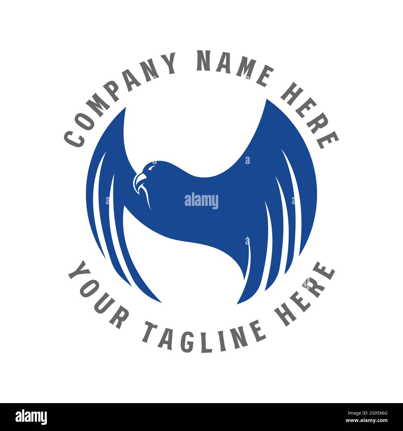 Eagle Falcon Hawk Vow Kite Phoenix Badge Emblem Label Logo Design ...