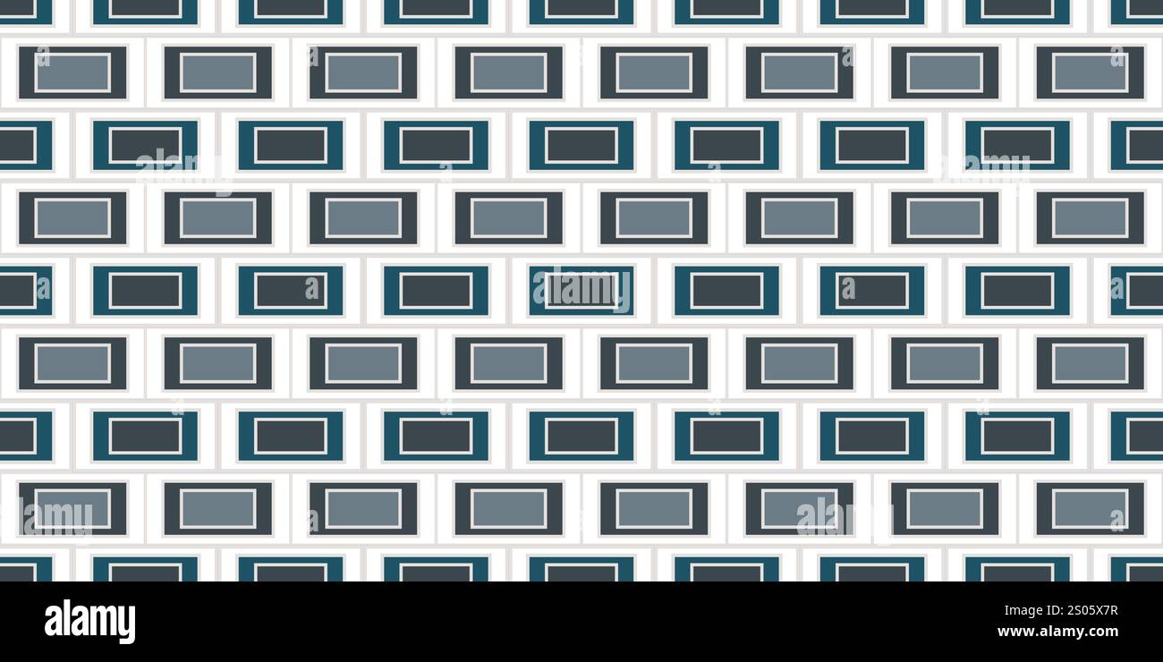 Repeated rectangular blocks abstract background. Bricks motif. Ethnic ...