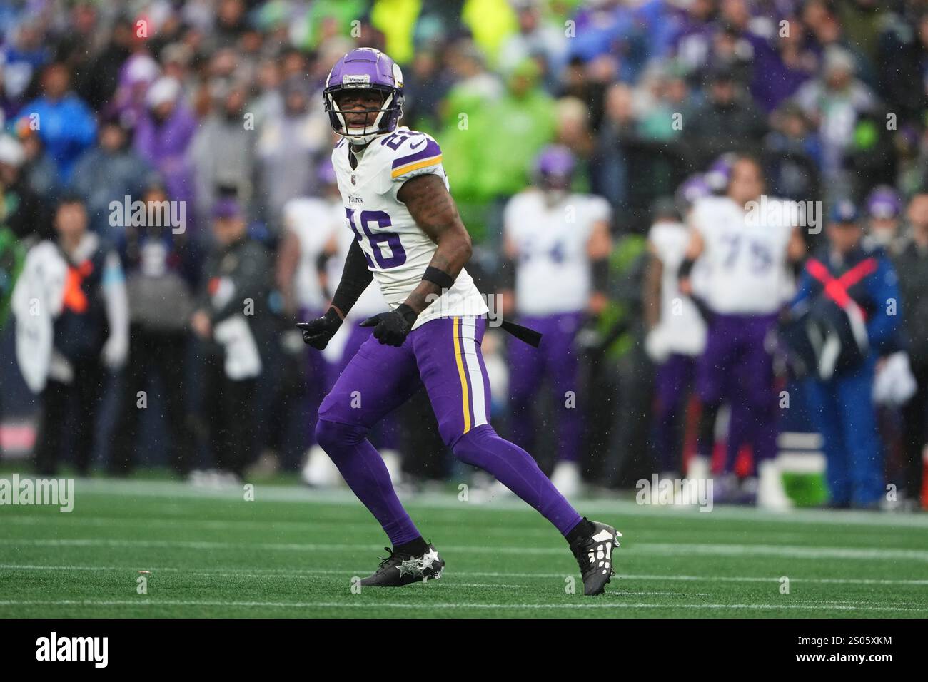 Minnesota Vikings safety Theo Jackson in action against the Seattle ...