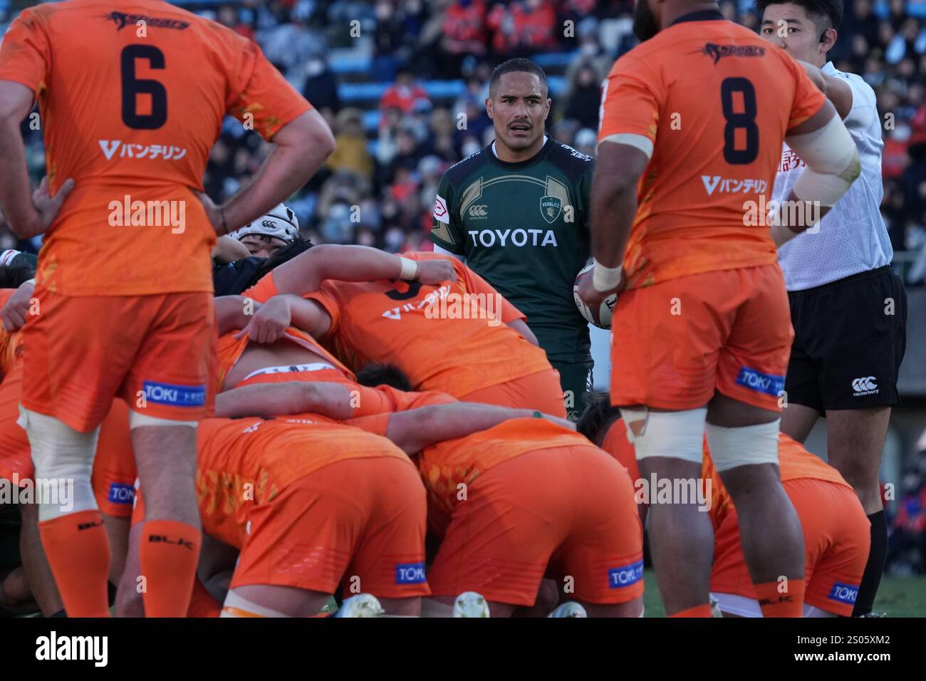 Verblitz's Aaron Smith during the 2024-25 Japan Rugby League One match ...