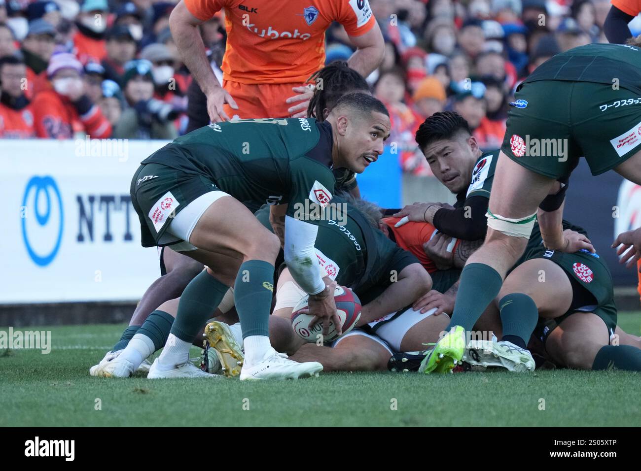 Verblitz's Aaron Smith during the 2024-25 Japan Rugby League One match ...