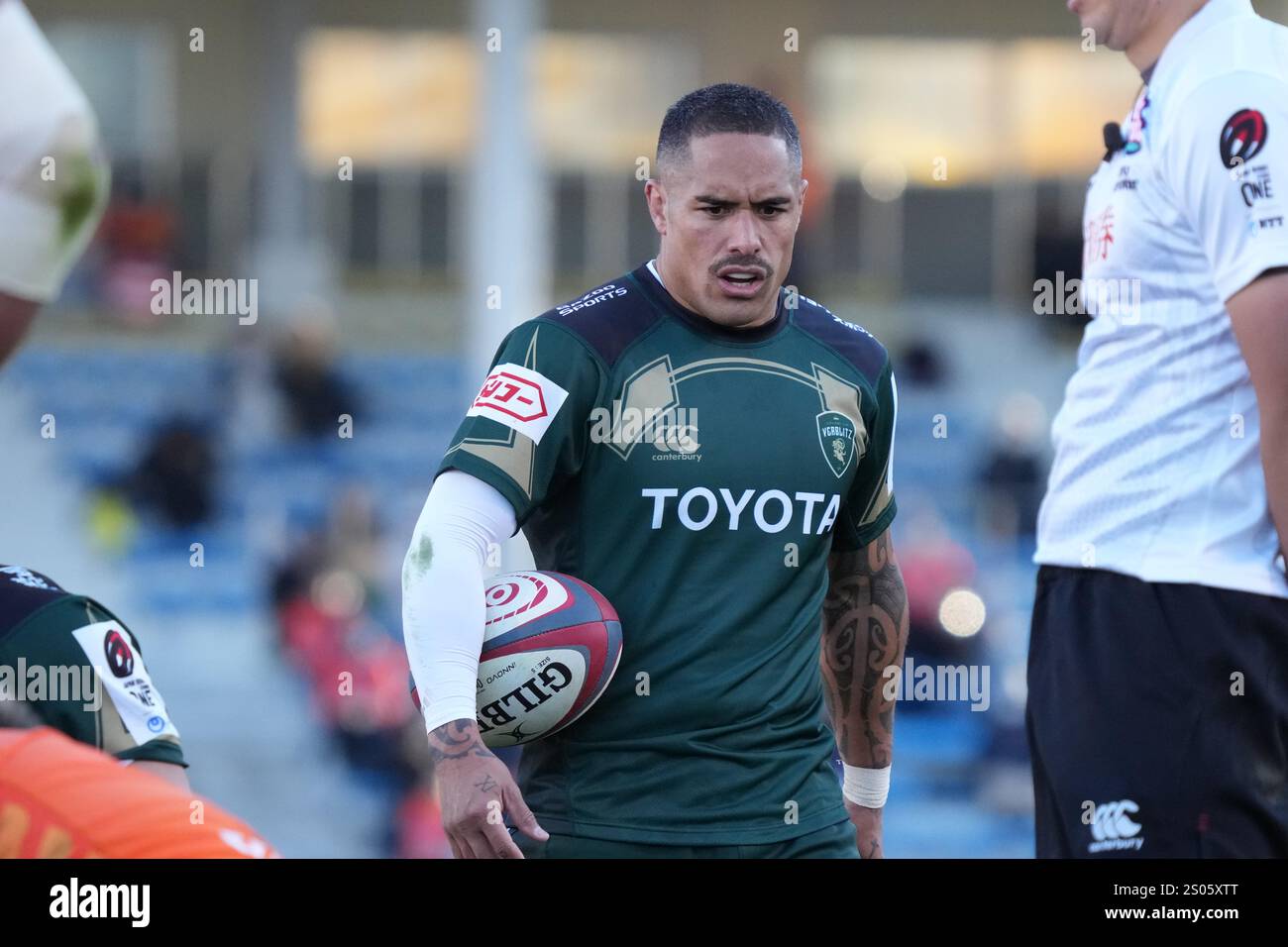Verblitz's Aaron Smith during the 2024-25 Japan Rugby League One match ...