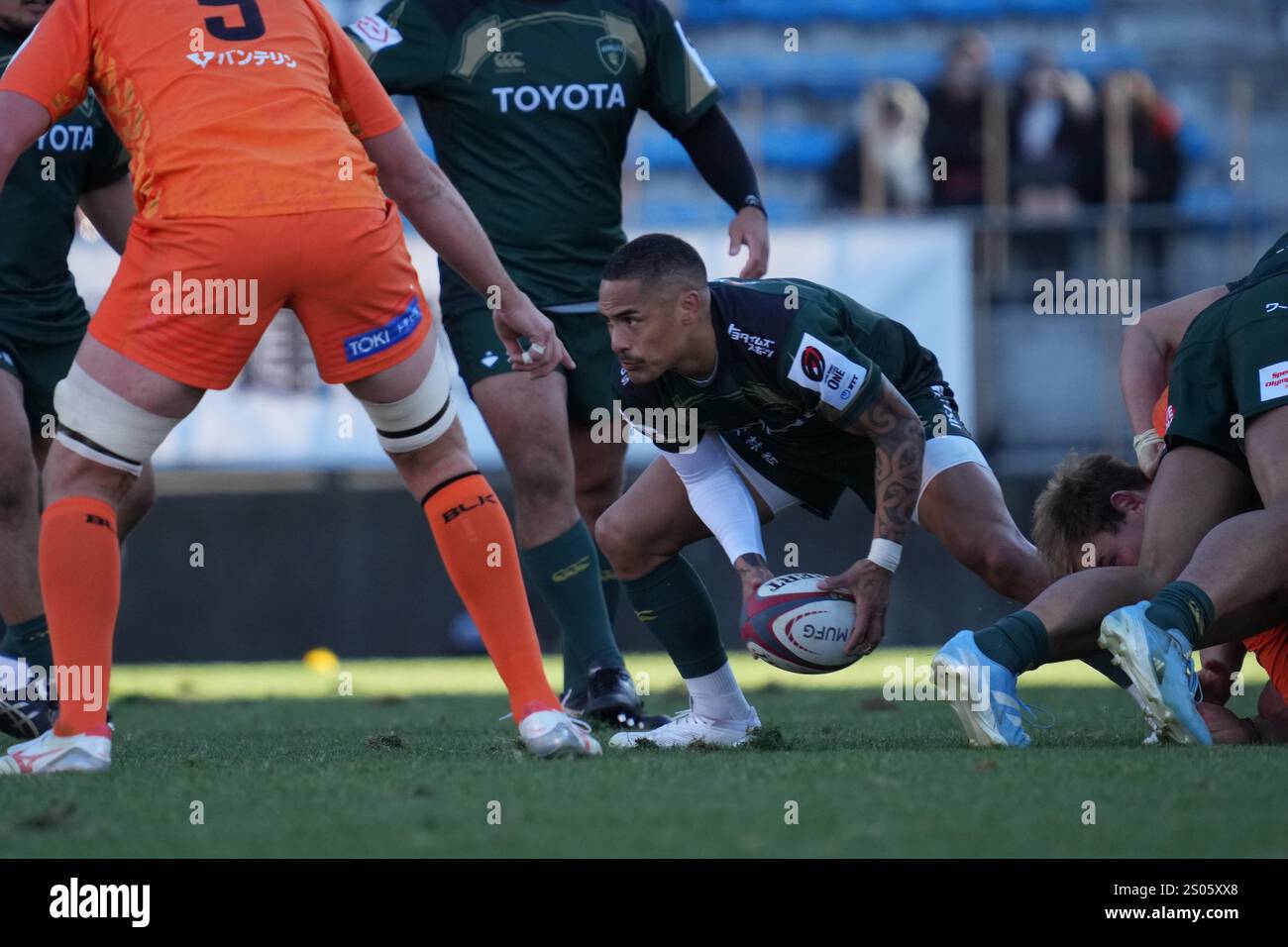 Verblitz's Aaron Smith during the 2024-25 Japan Rugby League One match ...