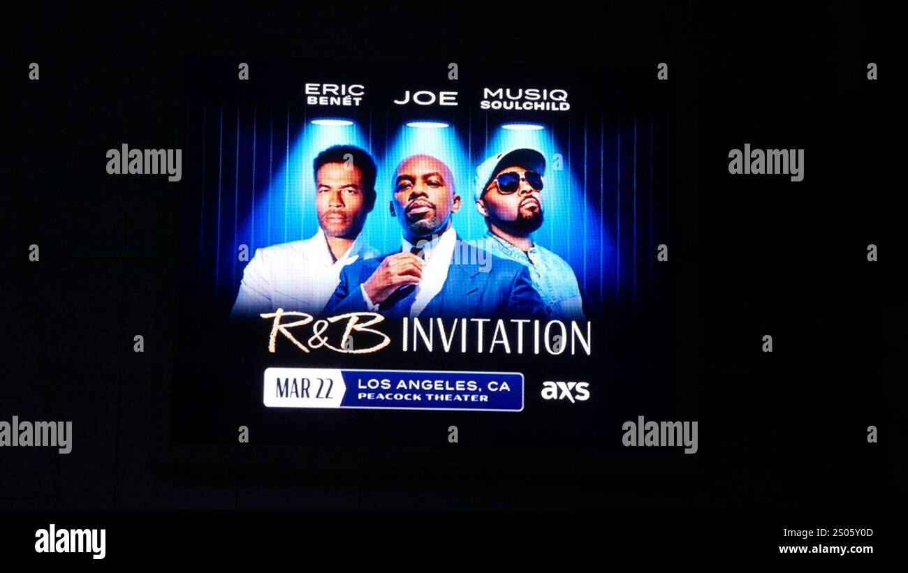 Los Angeles, California, USA 21st December 2024 R&B Invitation Marquee ...