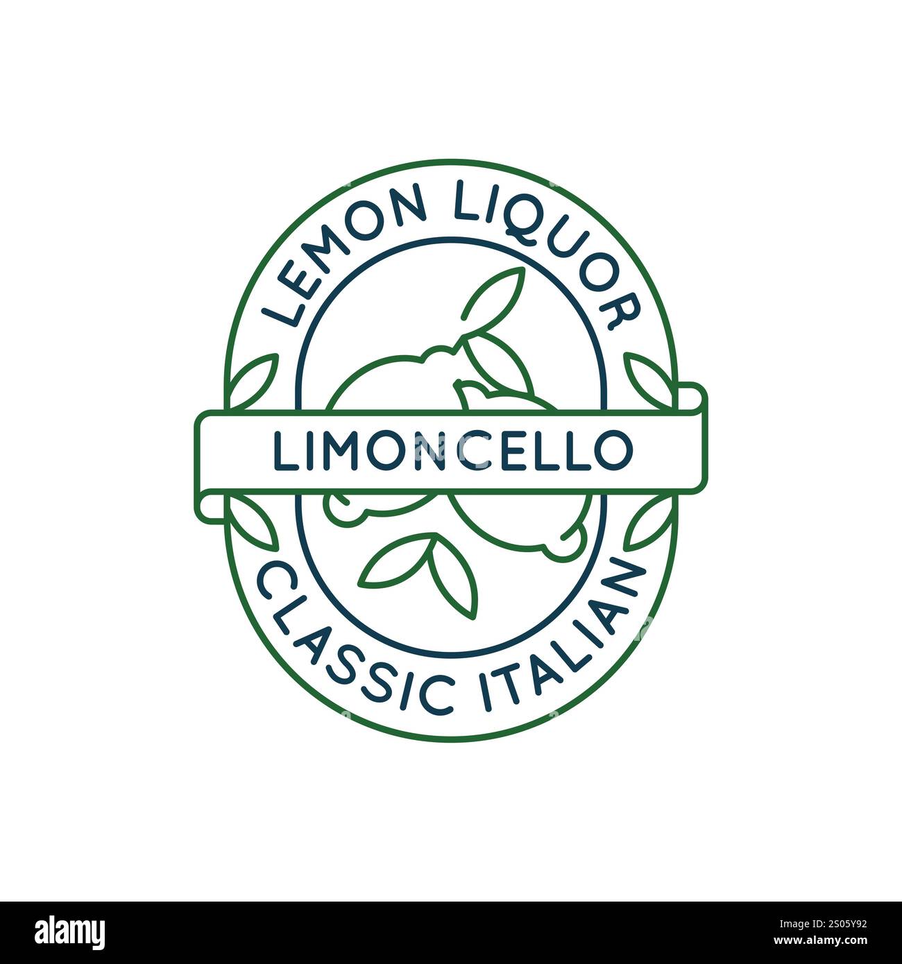Simple Logo with Limoncello icon Stock Vector Image & Art - Alamy