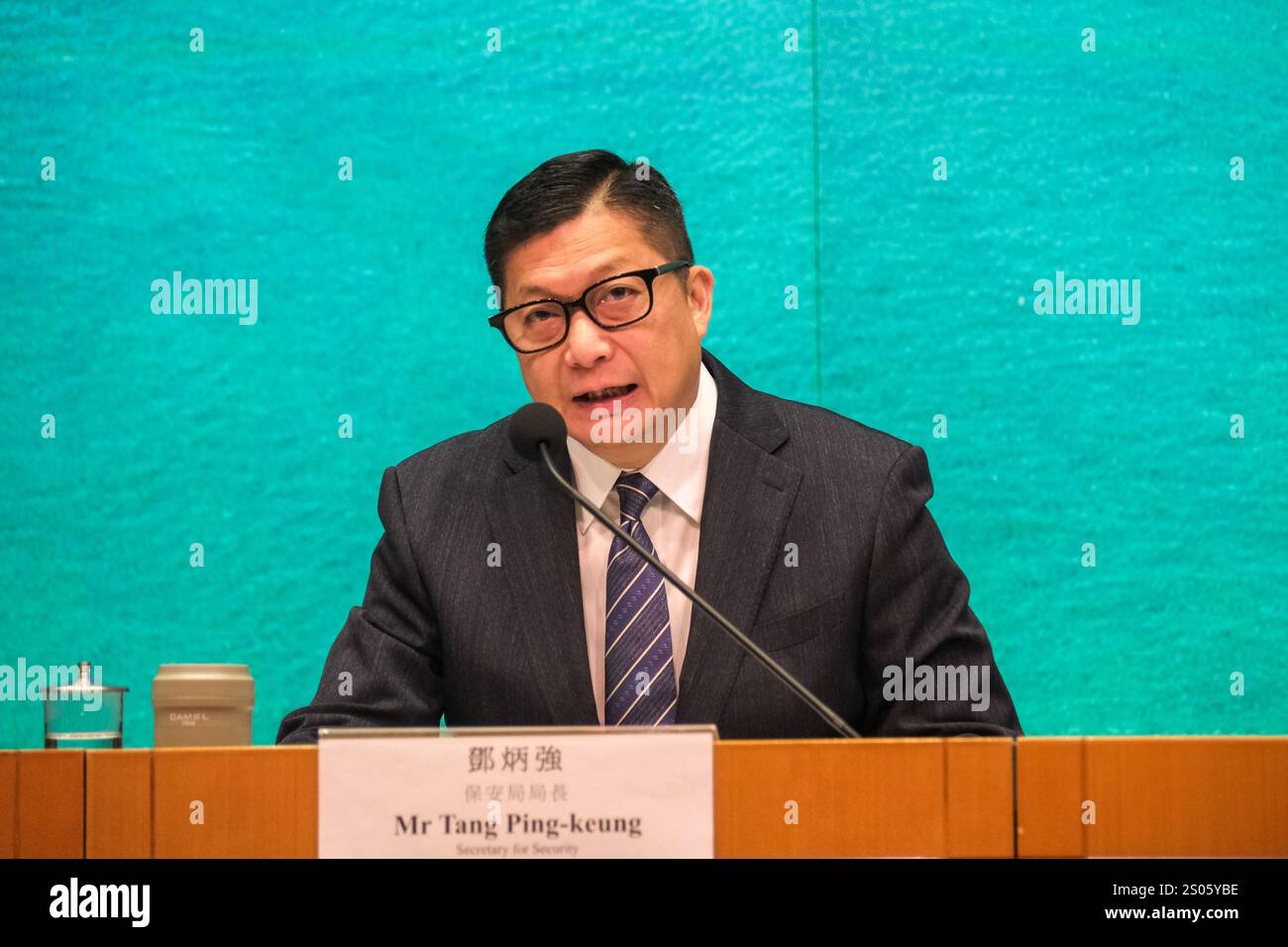 Hong Kong,China.24th December 2024. Hong Kong Secretary for Security ...