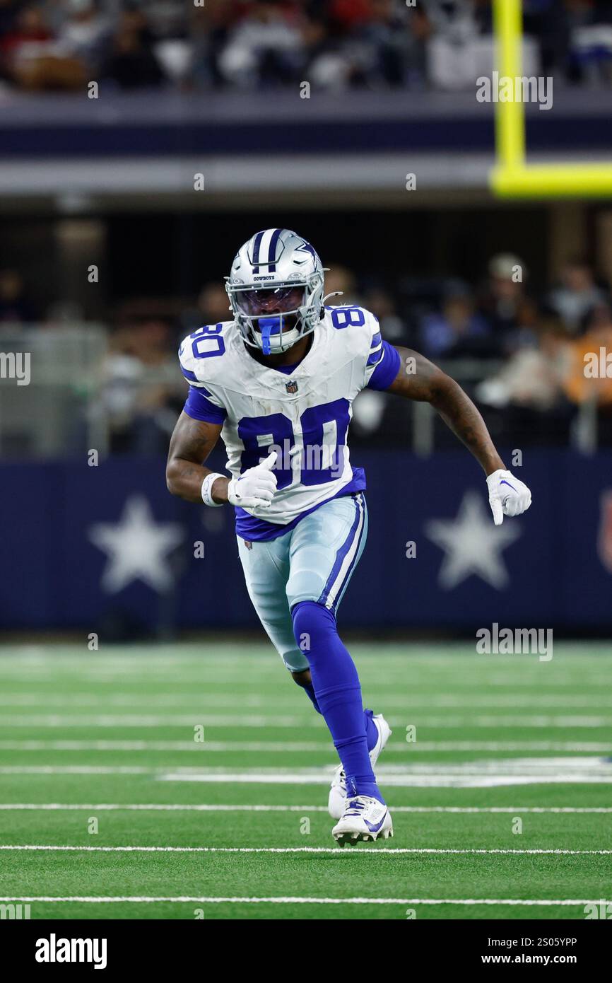 Dallas Cowboys wide receiver Ryan Flournoy (80) runs a pass route ...