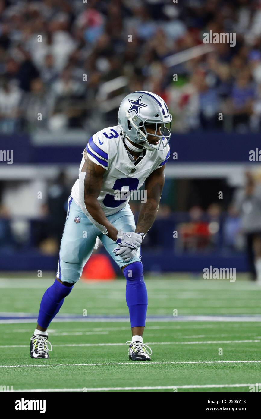 Dallas Cowboys wide receiver Brandin Cooks (3) lines up for the snap ...
