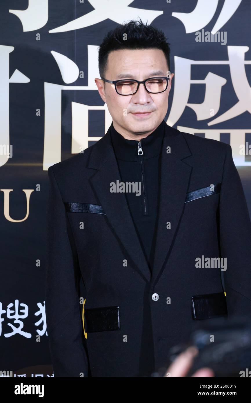 Chinese rock musician Wang Feng attends an activity in Beijing, China ...