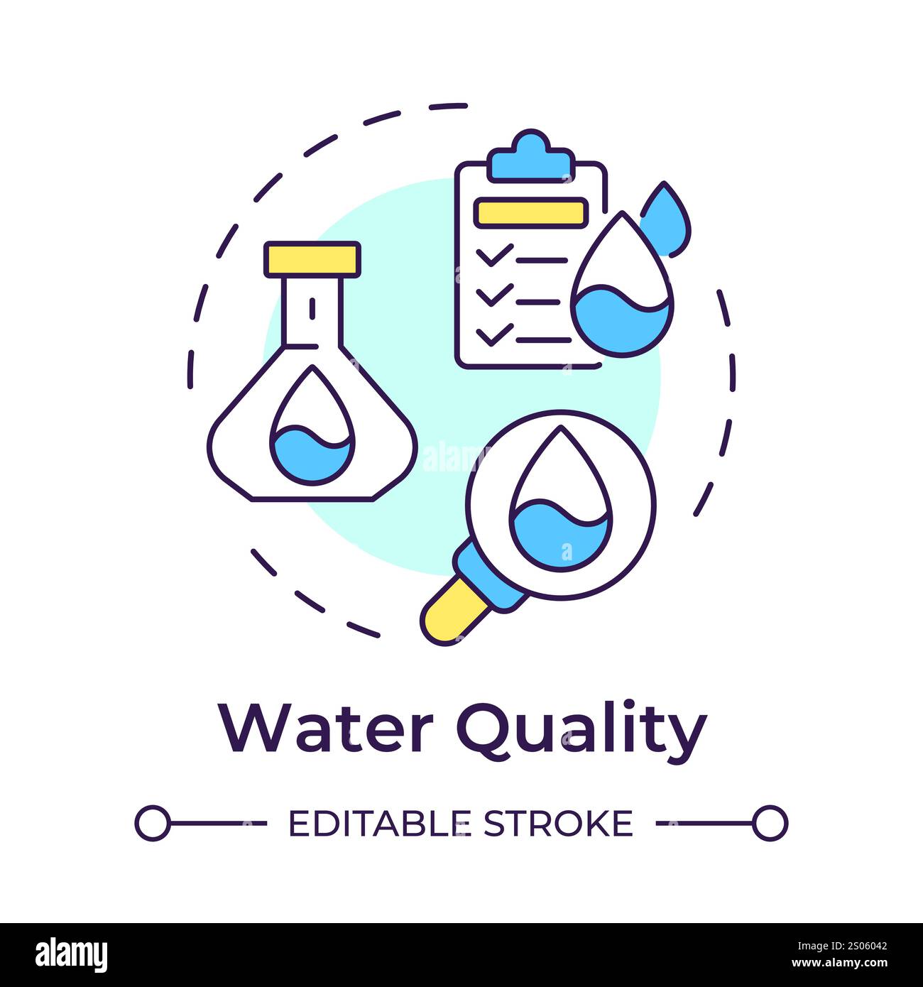 Mobile water quality laboratory Stock Vector Images - Alamy