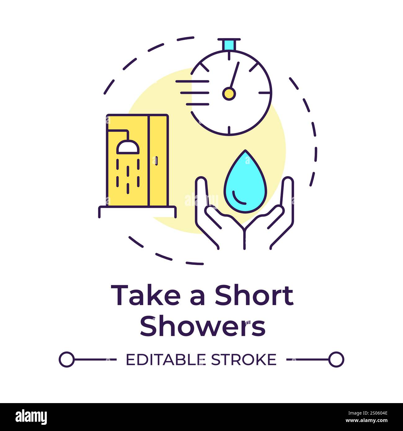 Mobile showers Stock Vector Images - Alamy