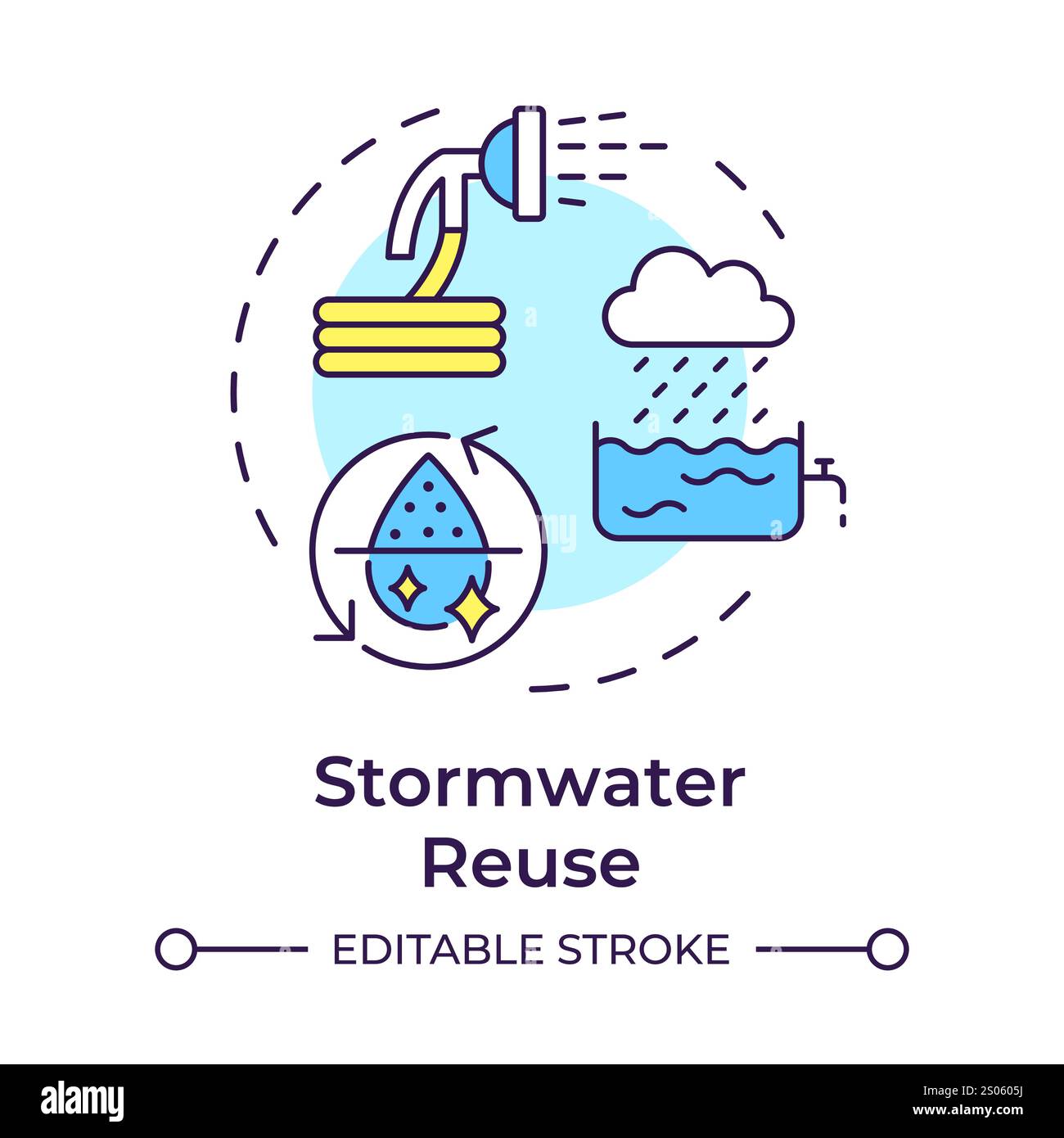 Groundwater recharge Stock Vector Images - Alamy