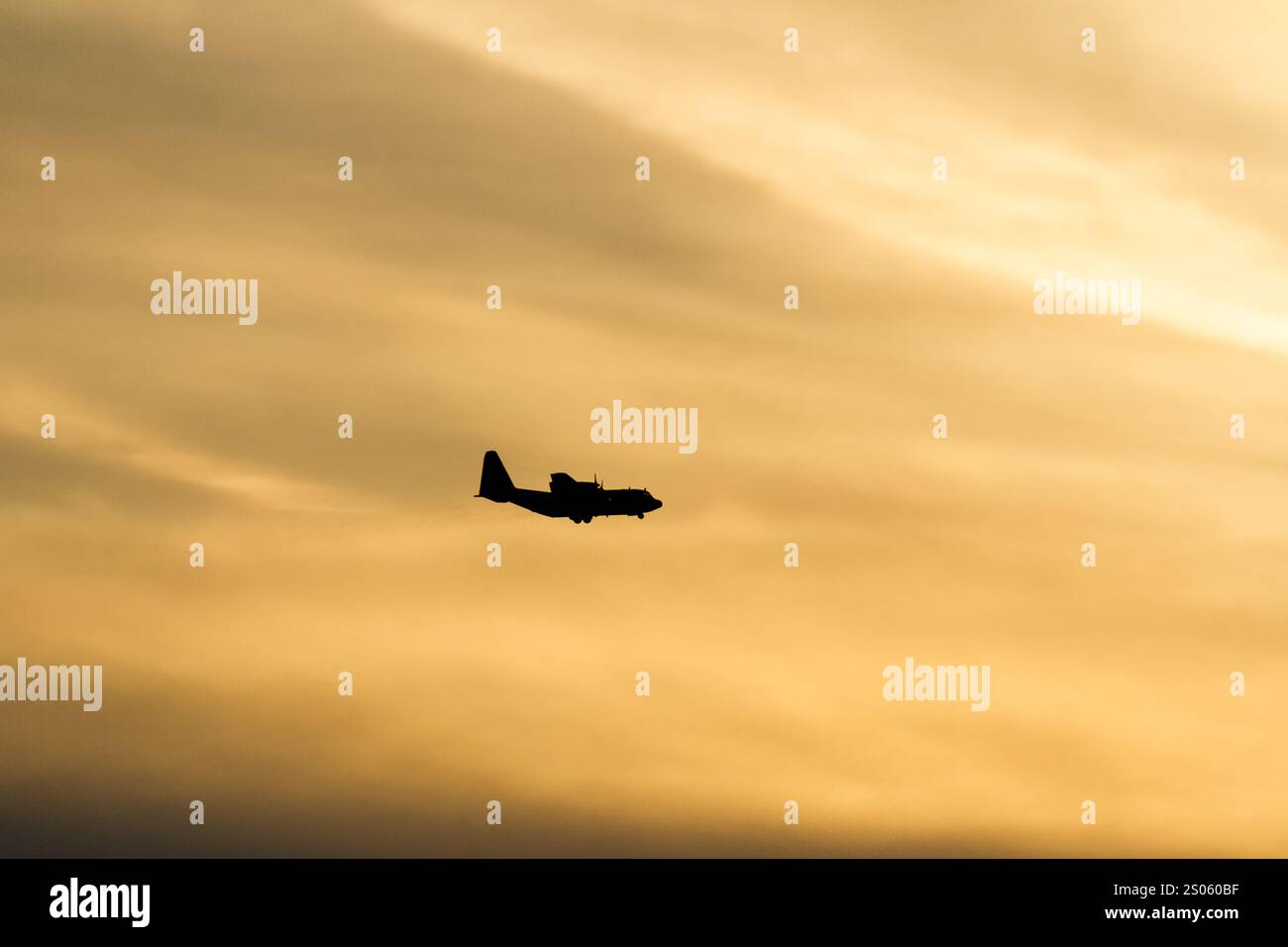 Silhouette of a Japanese Maritime Self Defence Force (JMSDF) Lockheed ...