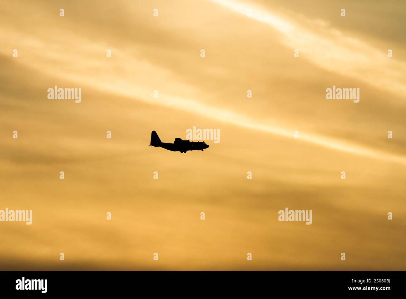 Silhouette of a Japanese Maritime Self Defence Force (JMSDF) Lockheed ...