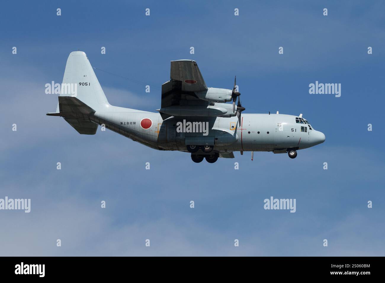 A Lockheed C-130R Hercules military transport aircraft with the ...