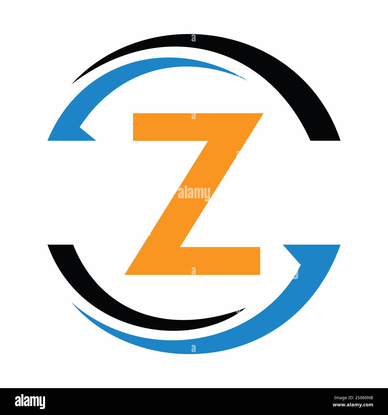 Initial Monogram Z Logo Design. Business And Company Symbol Vector ...