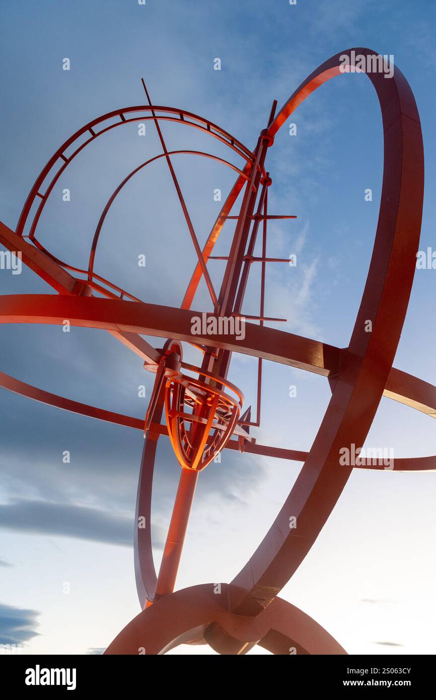 Punta Arenas, Chile - January 17, 2024. A beautiful summer evening at ...