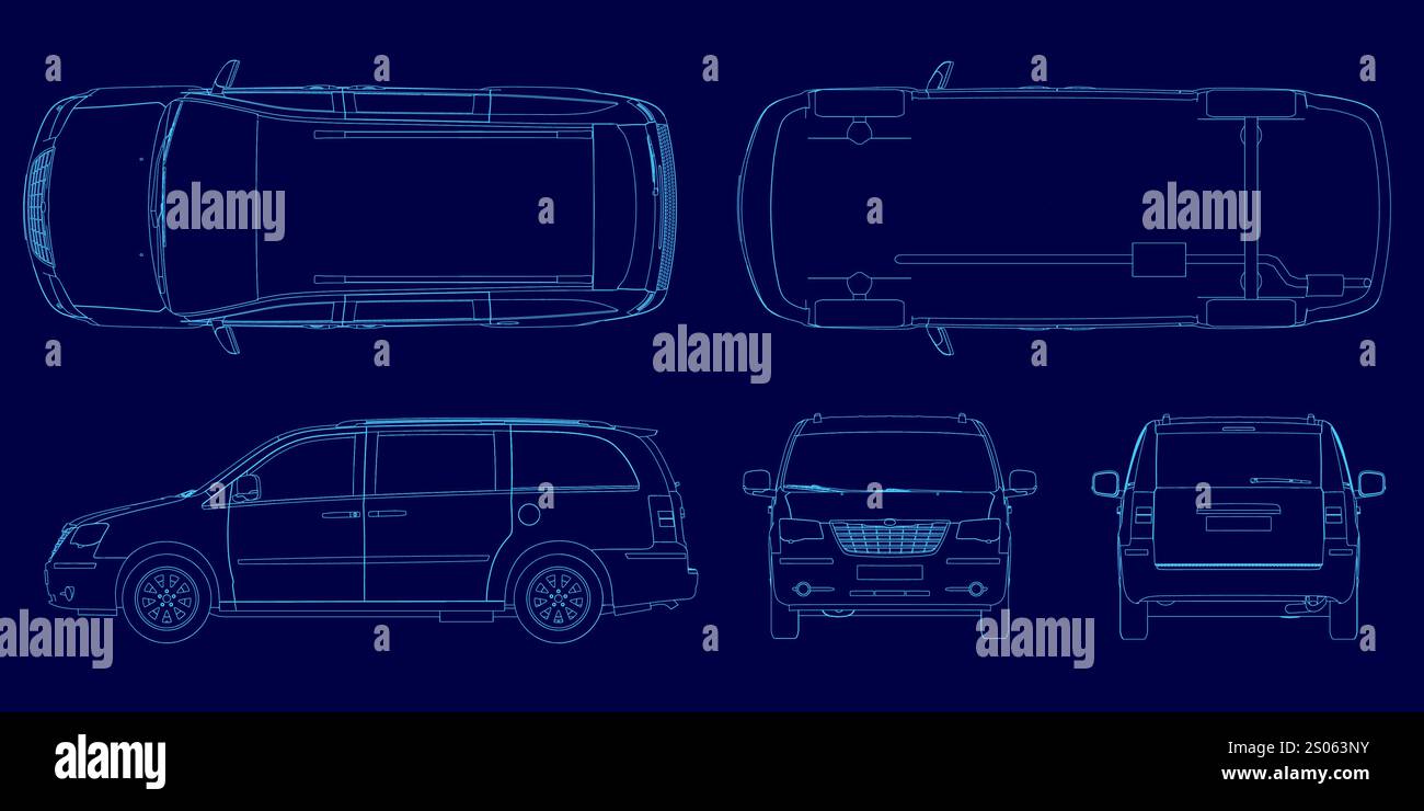 Car is shown in four different angles. The car is a hatchback and is ...