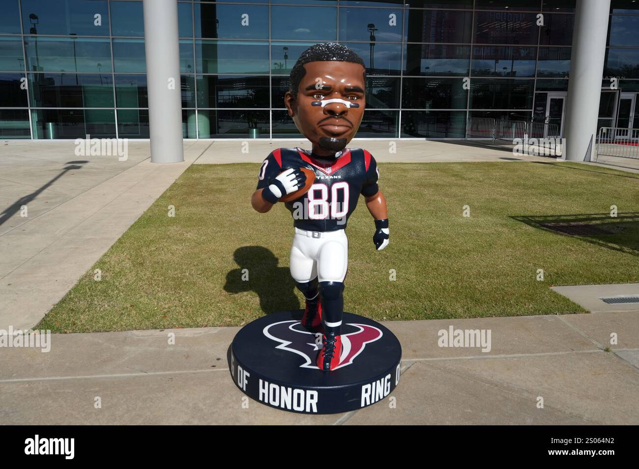 A large bobblehead of Houston Texans Ring of Honor receiver Andre ...