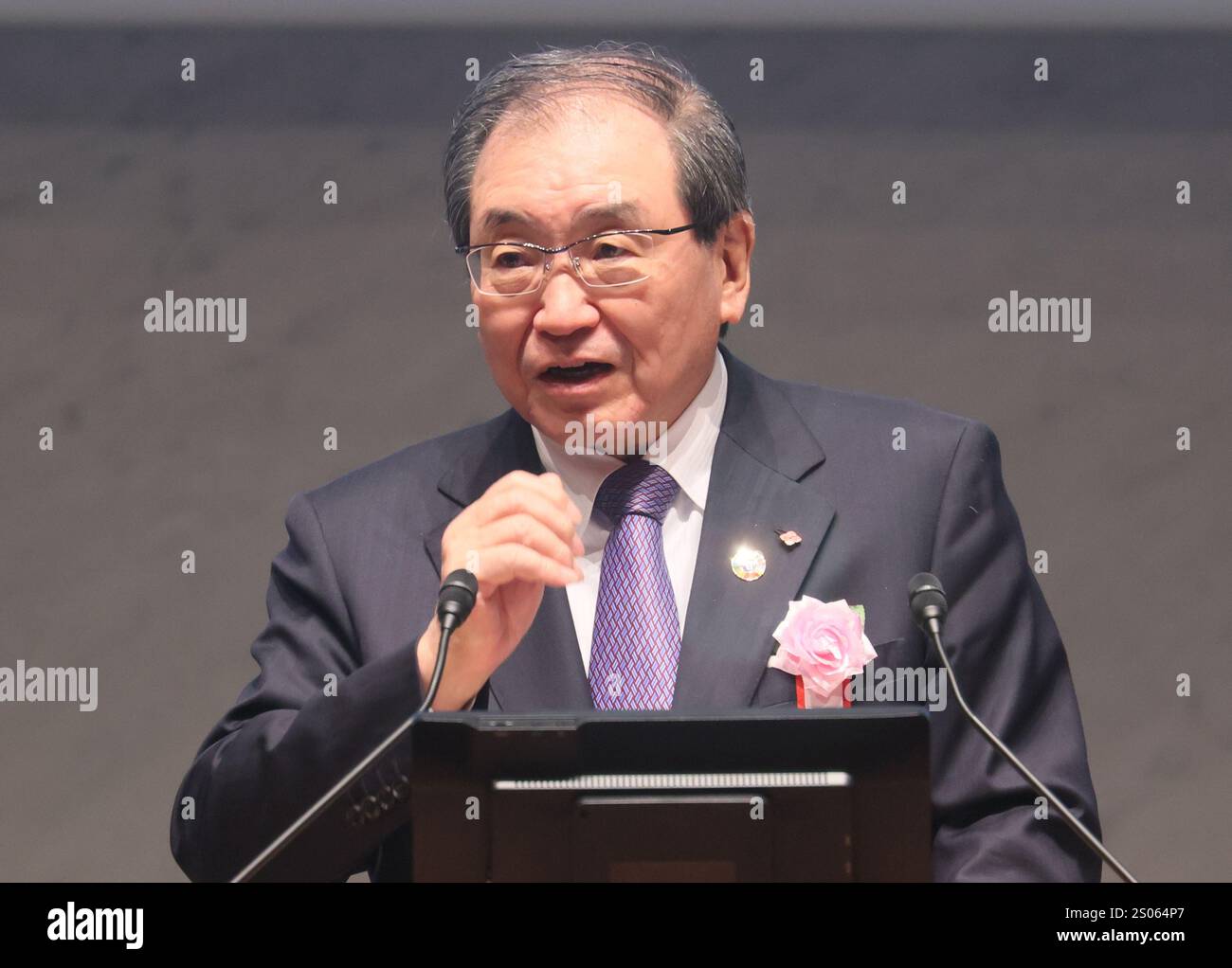Tokyo, Japan. 25th Dec, 2024. Japan's largest business group Keidanren ...