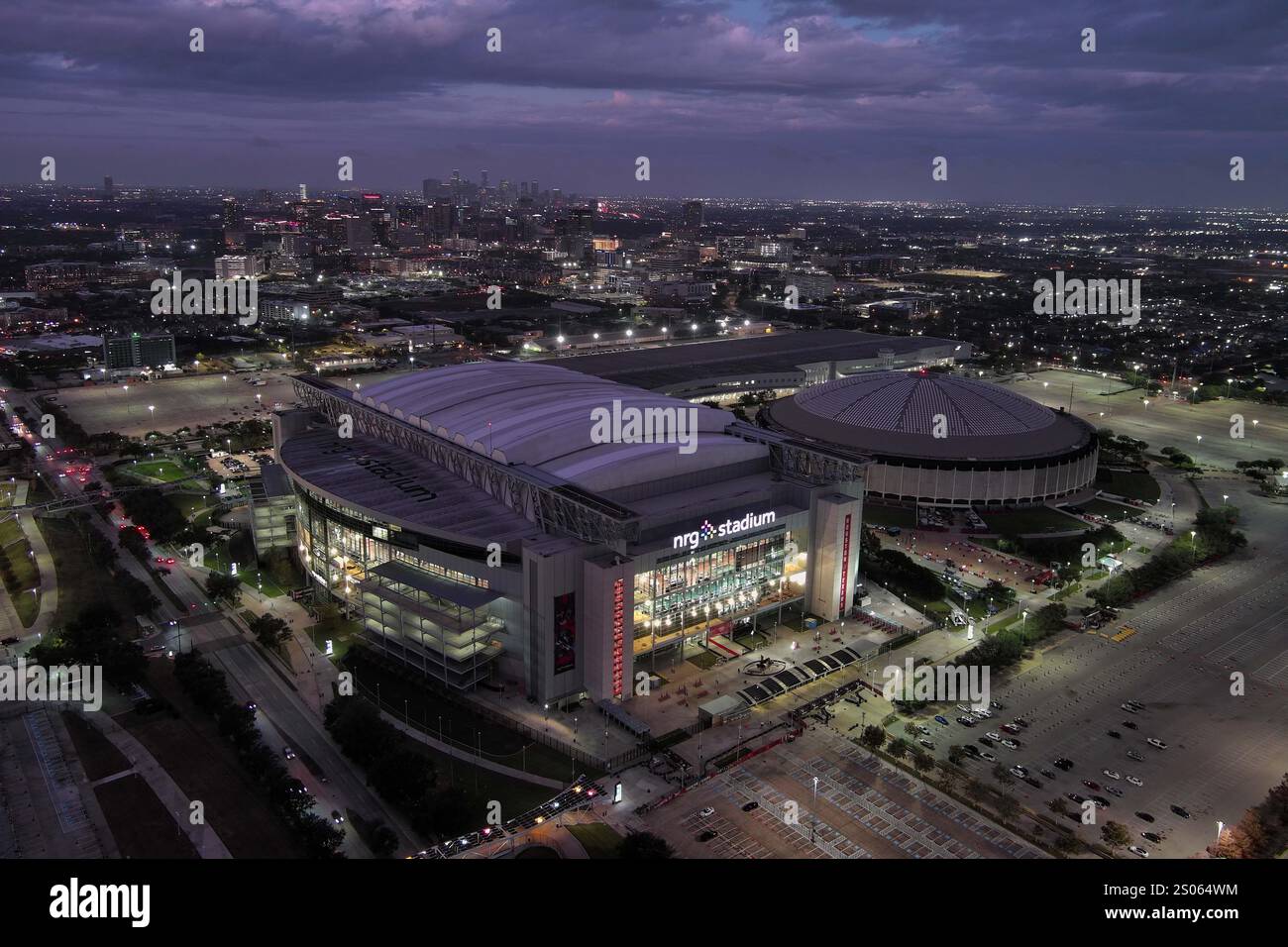 Houston, United States. 23rd Dec, 2024. A general overall aerial view ...