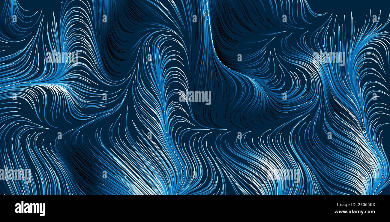 Abstract Modern Style Geometric Background Design, Metallic Blue Lit 3D ...