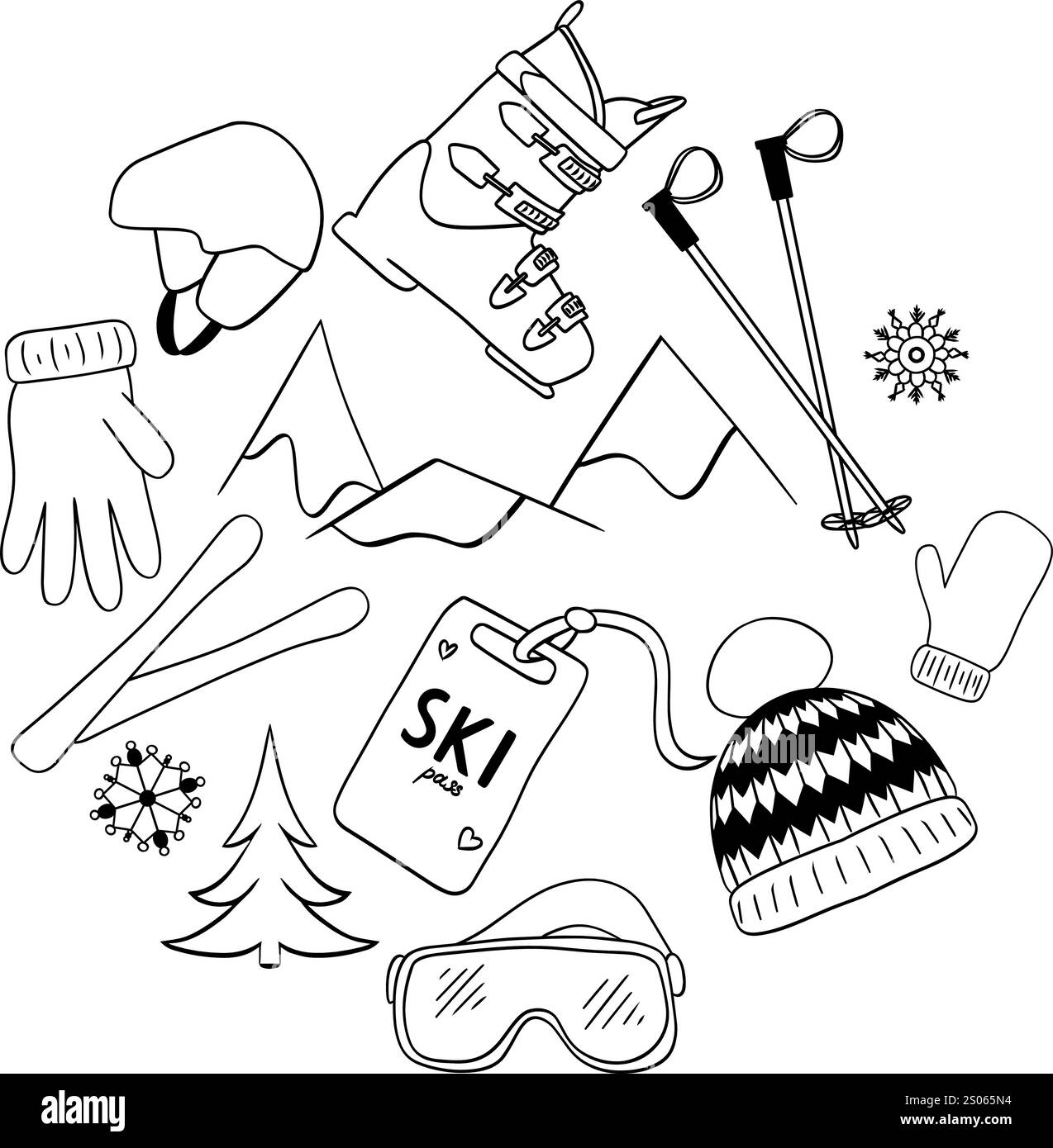 Stick round Black and White Stock Photos & Images - Alamy