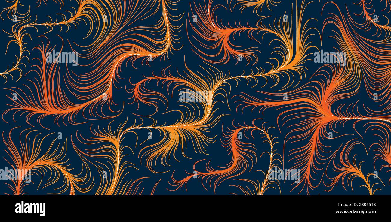 Abstract Geometric Background Design with Retro Style Orange and Brown ...